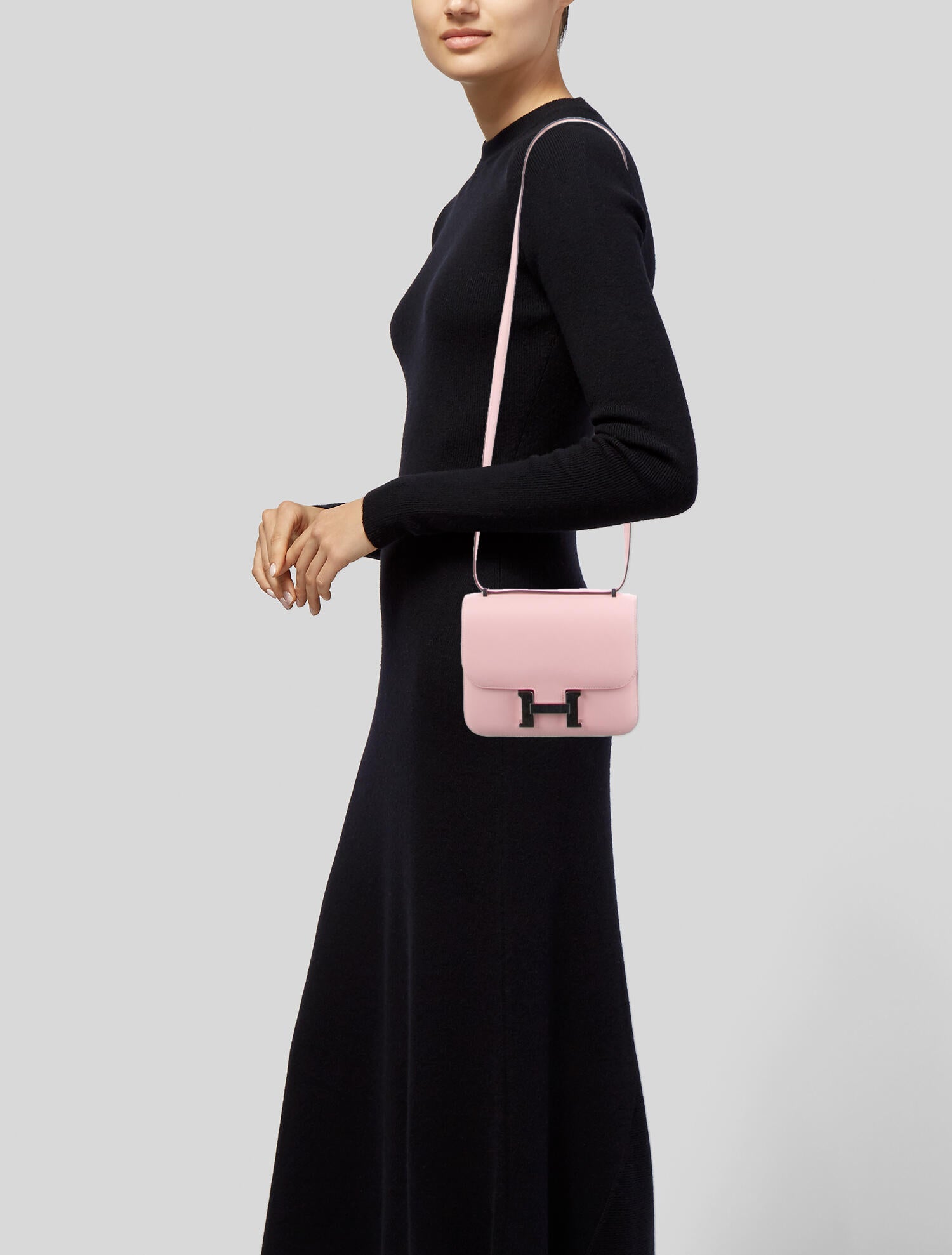 Hermès 2017 Swift Mini Constance 18 - Pink Shoulder Bags, Handbags ...