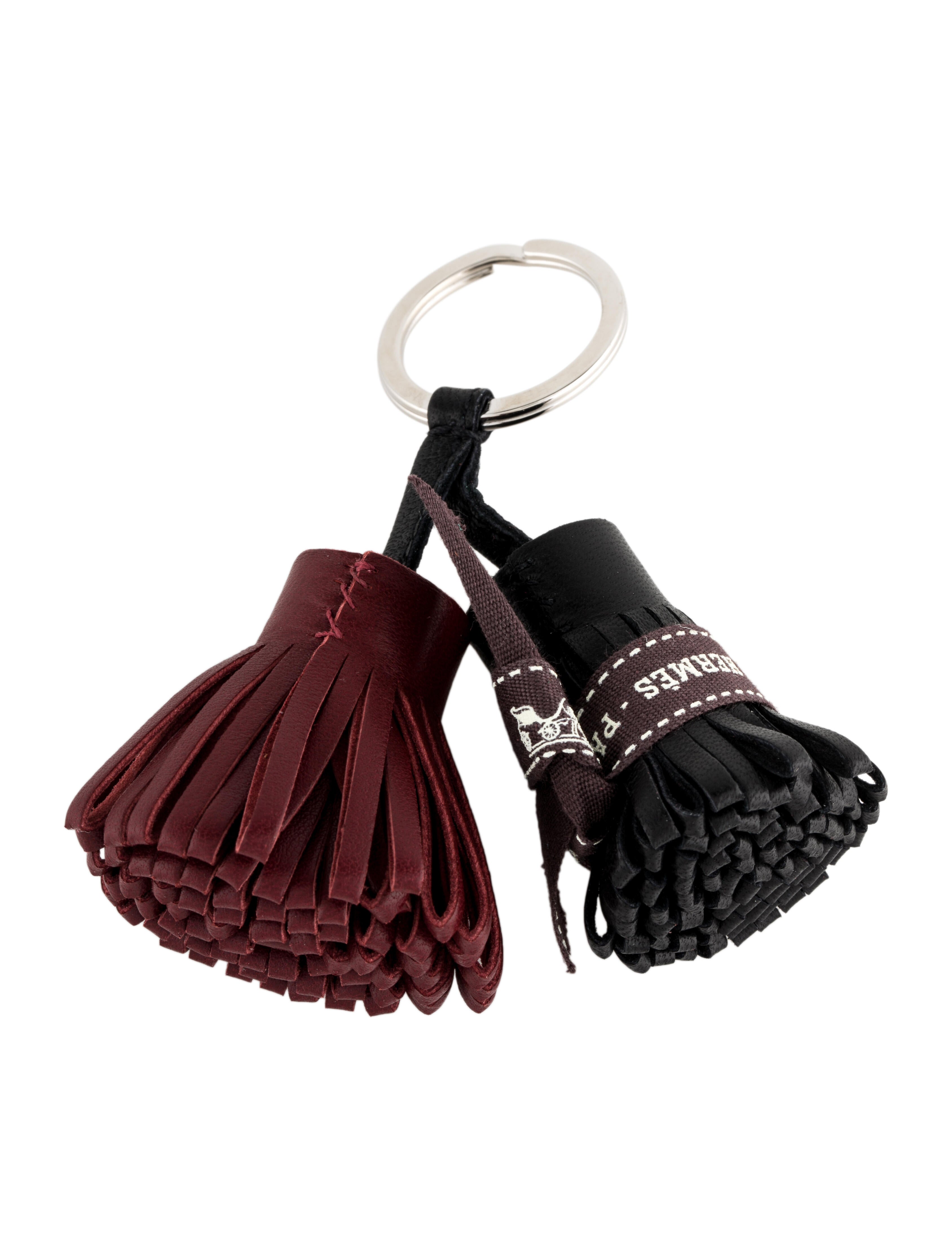 Hermès Carmen Uno-Dos key ring - Black Keychains, Accessories ...