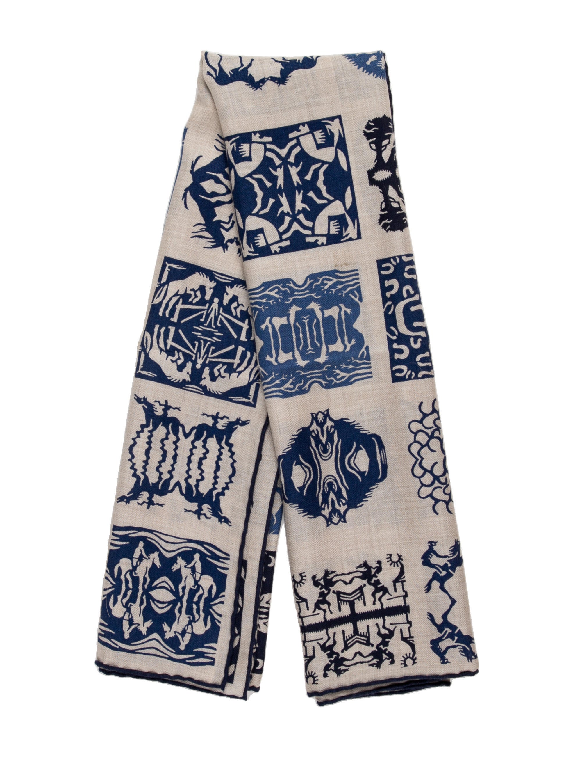 Hermès Cashmere Scarf - Blue Scarves and Shawls, Accessories ...