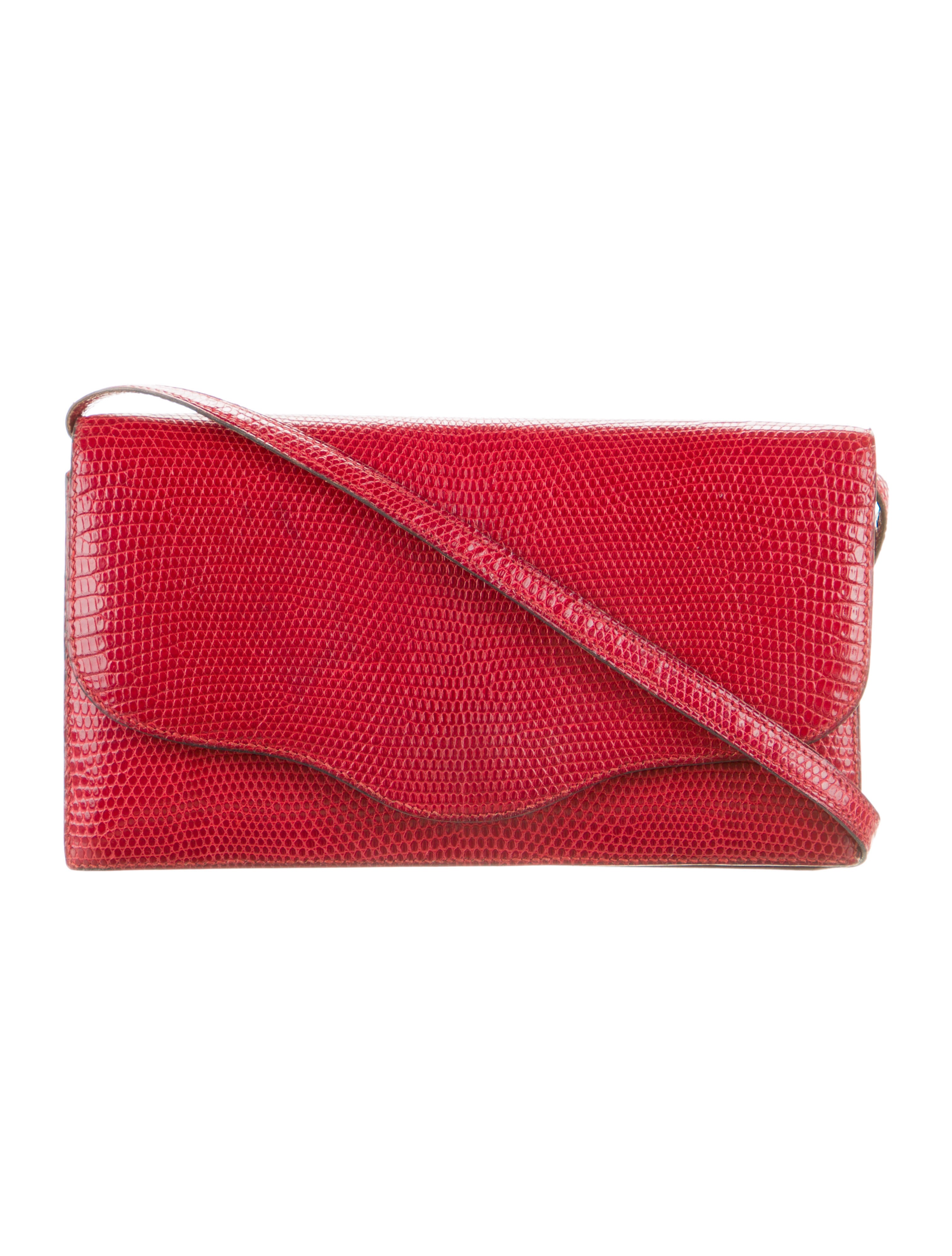 Hermès Lizard Mini Kelly Bag - Red Shoulder Bags, Handbags - HER155859 ...