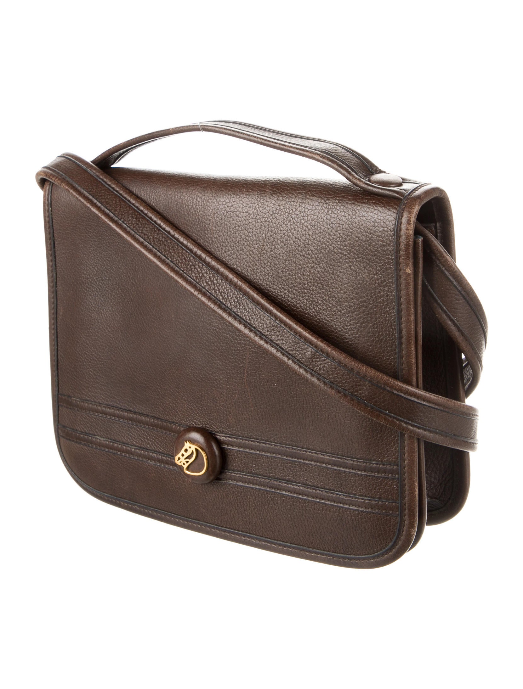 Hermès Buffalo Cheval Shoulder Bag - Brown Shoulder Bags, Handbags ...
