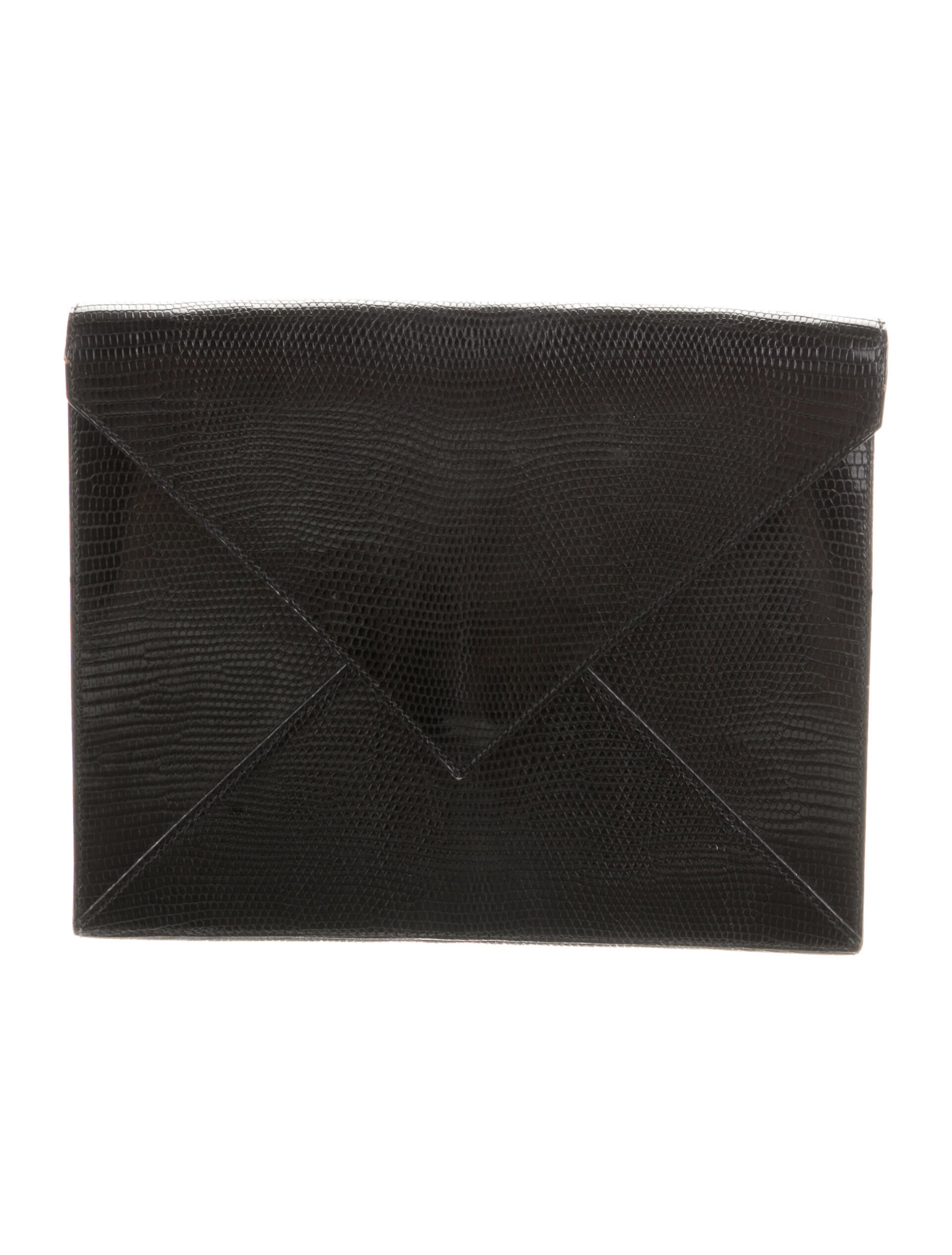 Hermès Mini Porosus Crocodile Jige Clutch - Black Clutches, Handbags ...