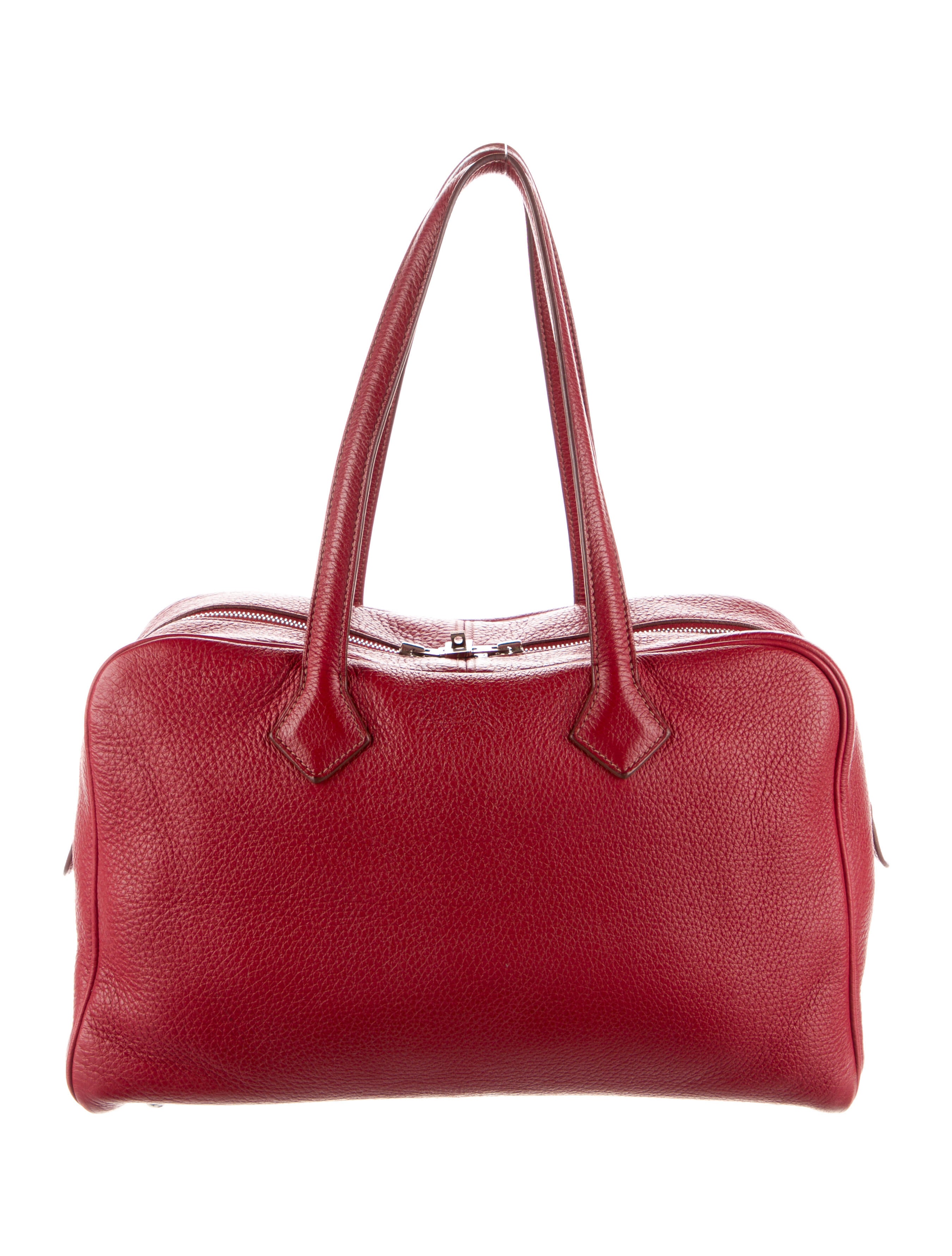 Hermès Clemence Victoria II - Red Shoulder Bags, Handbags - HER485105 ...