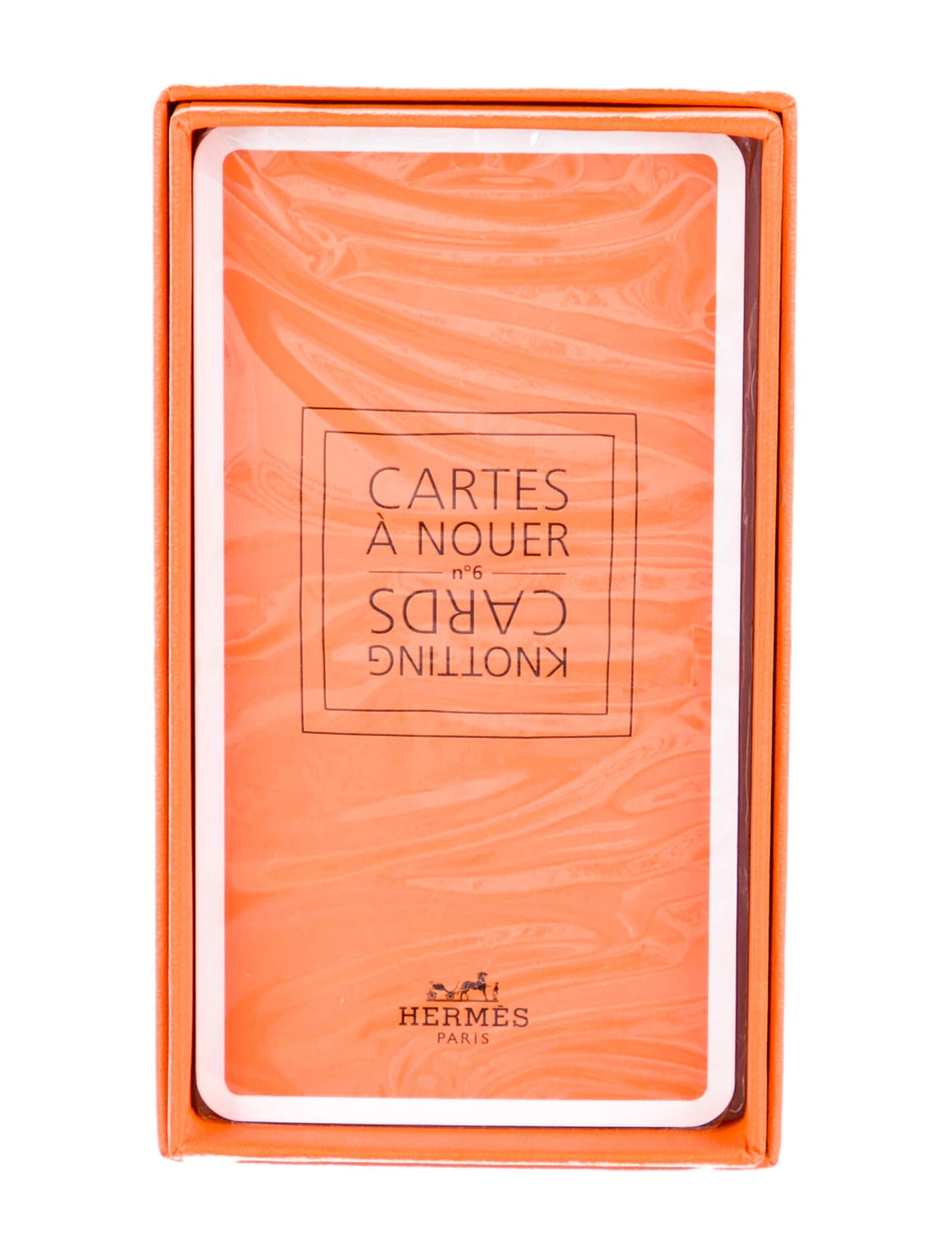 Hermès Knotting Cards Set - Orange - HER488076 | The RealReal