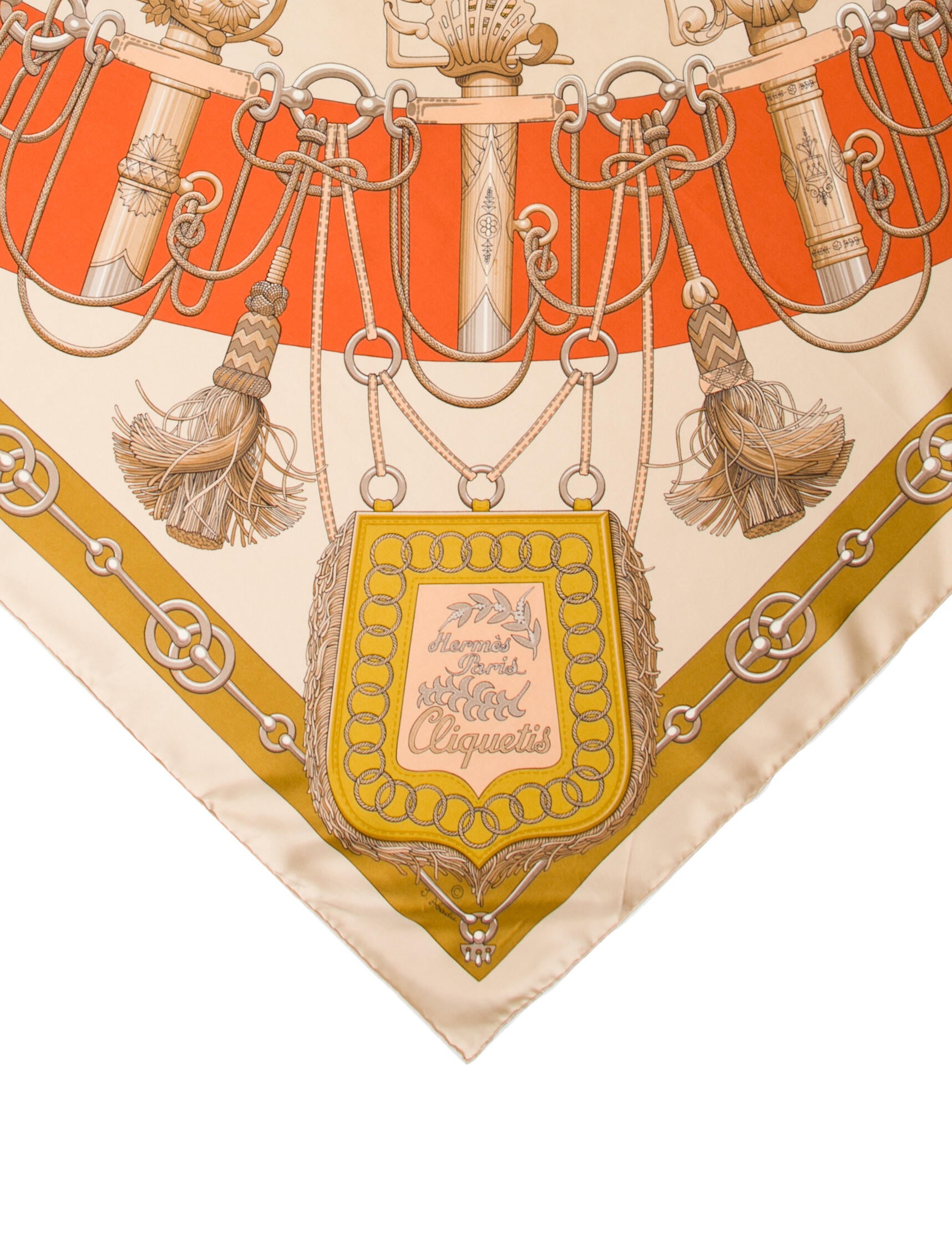 Hermès Napolean Silk Scarf - Neutrals Scarves and Shawls, Accessories ...