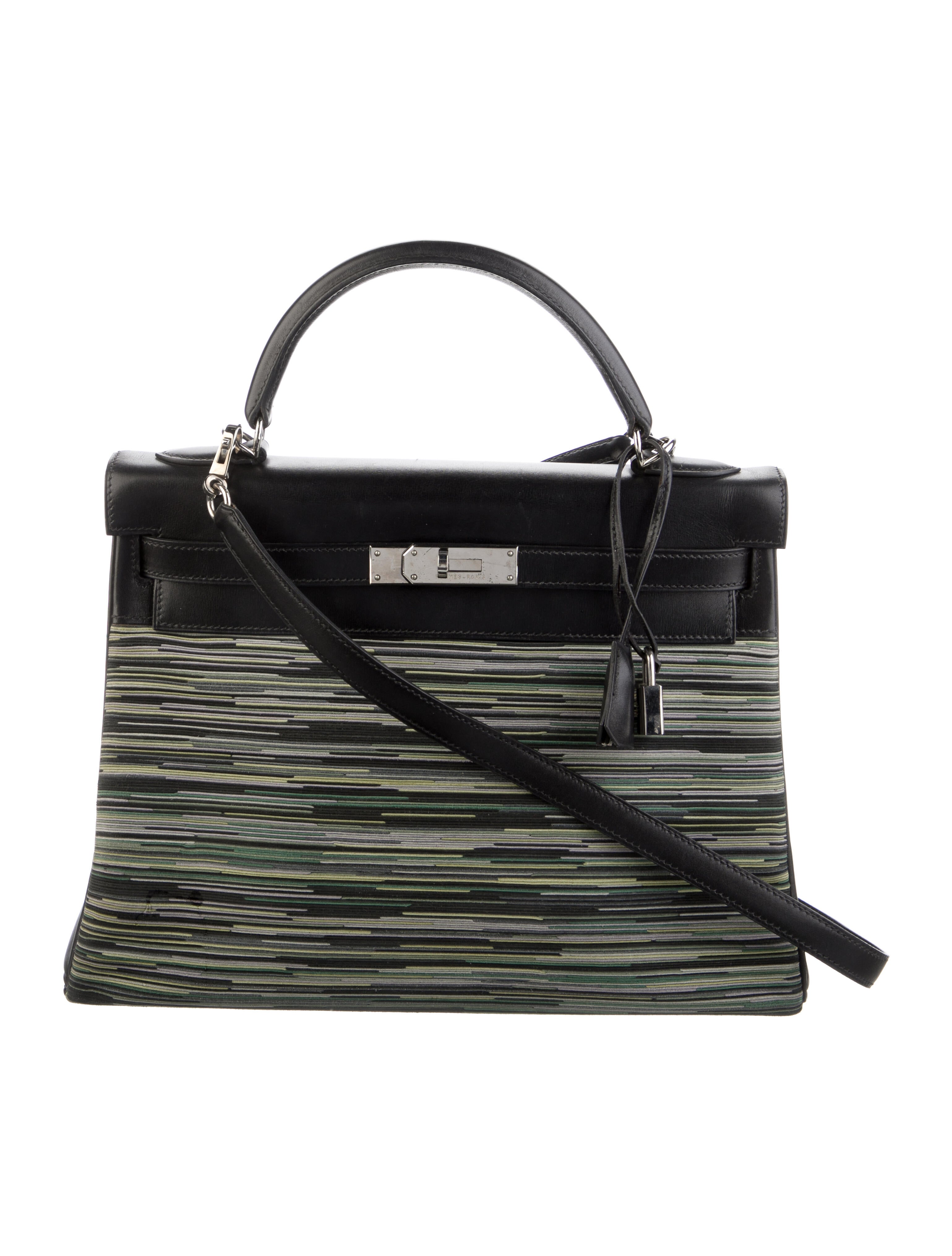 Hermès Kelly Retourne 32 - Green Handle Bags, Handbags - HER60555 | The ...