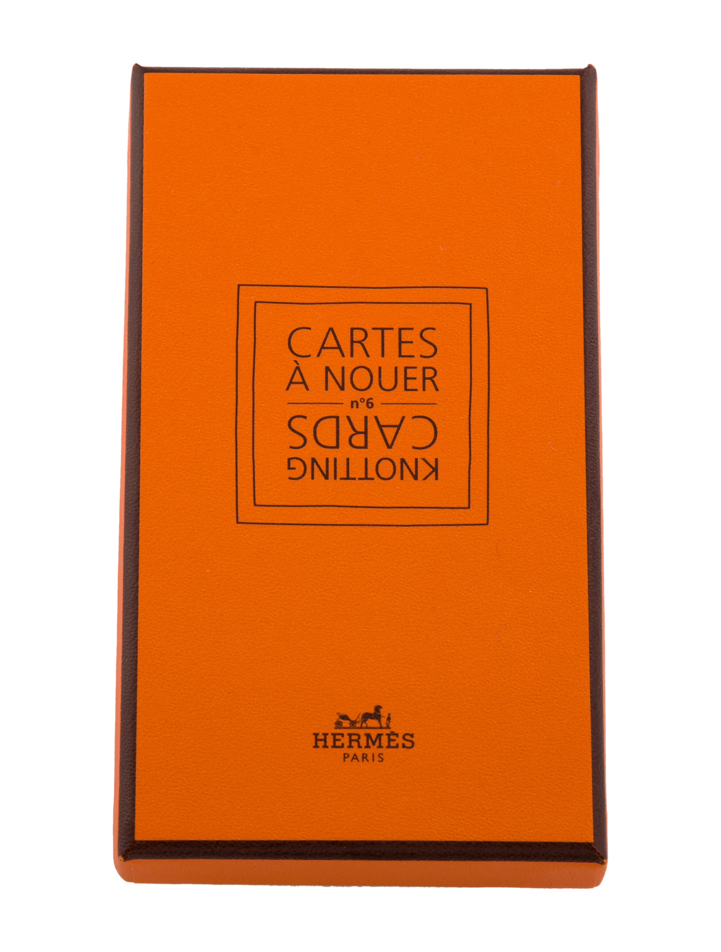 Hermès Knotting Cards Set - Orange Trading Cards, Collectibles ...