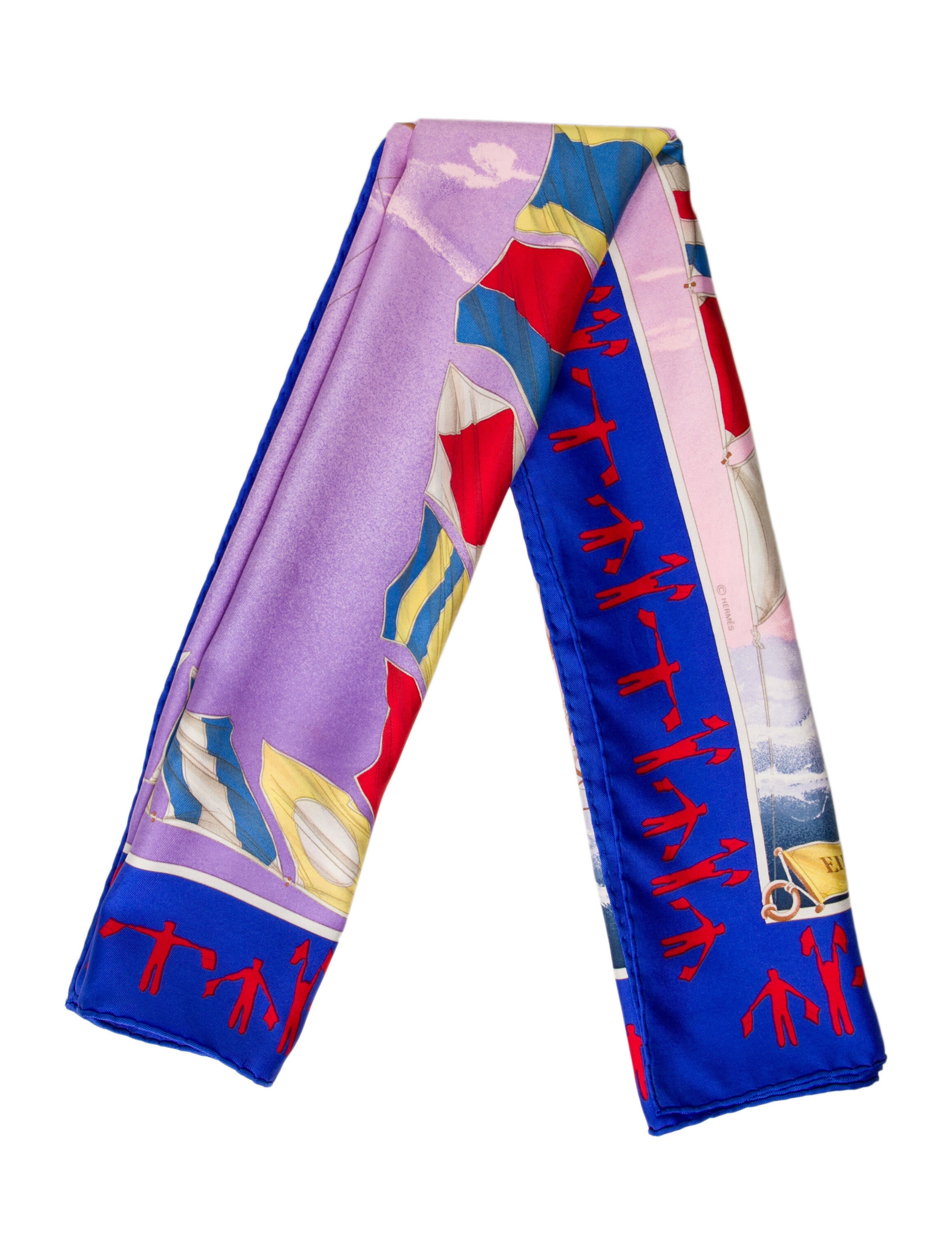 Hermès Bouclerie Moderne Silk Triangle Scarf Silk Triangle Scarf ...