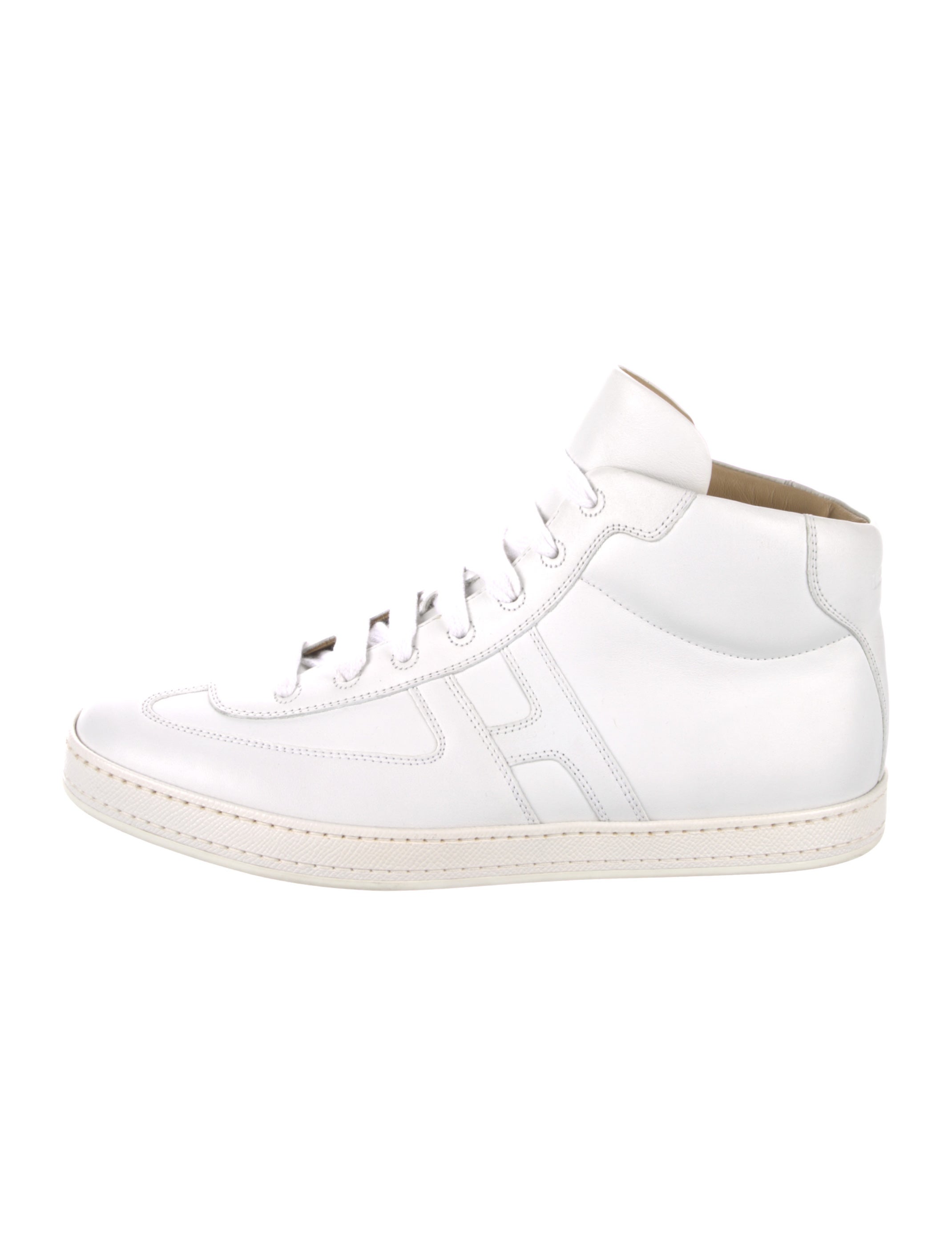 Hermès Leather Sneakers - White Sneakers, Shoes - HER506551 | The RealReal