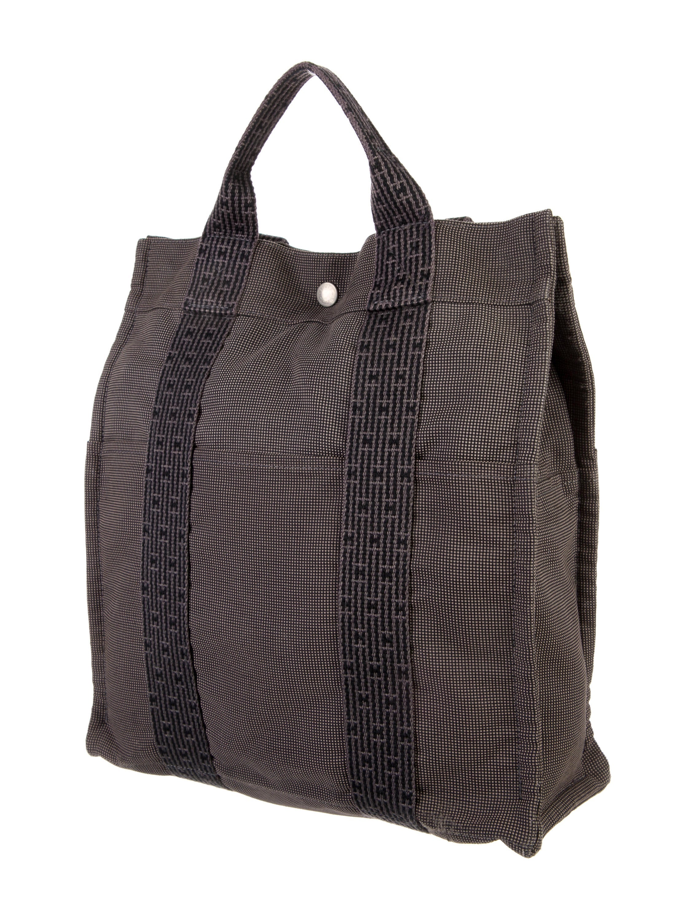 Hermès Toile Herline Backpack - Grey Backpacks, Handbags - HER512743 ...