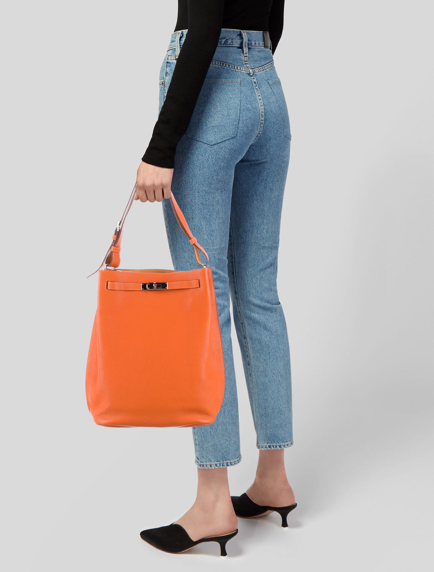 Hermès Togo So Kelly 26 - Orange Shoulder Bags, Handbags - HER515241 ...