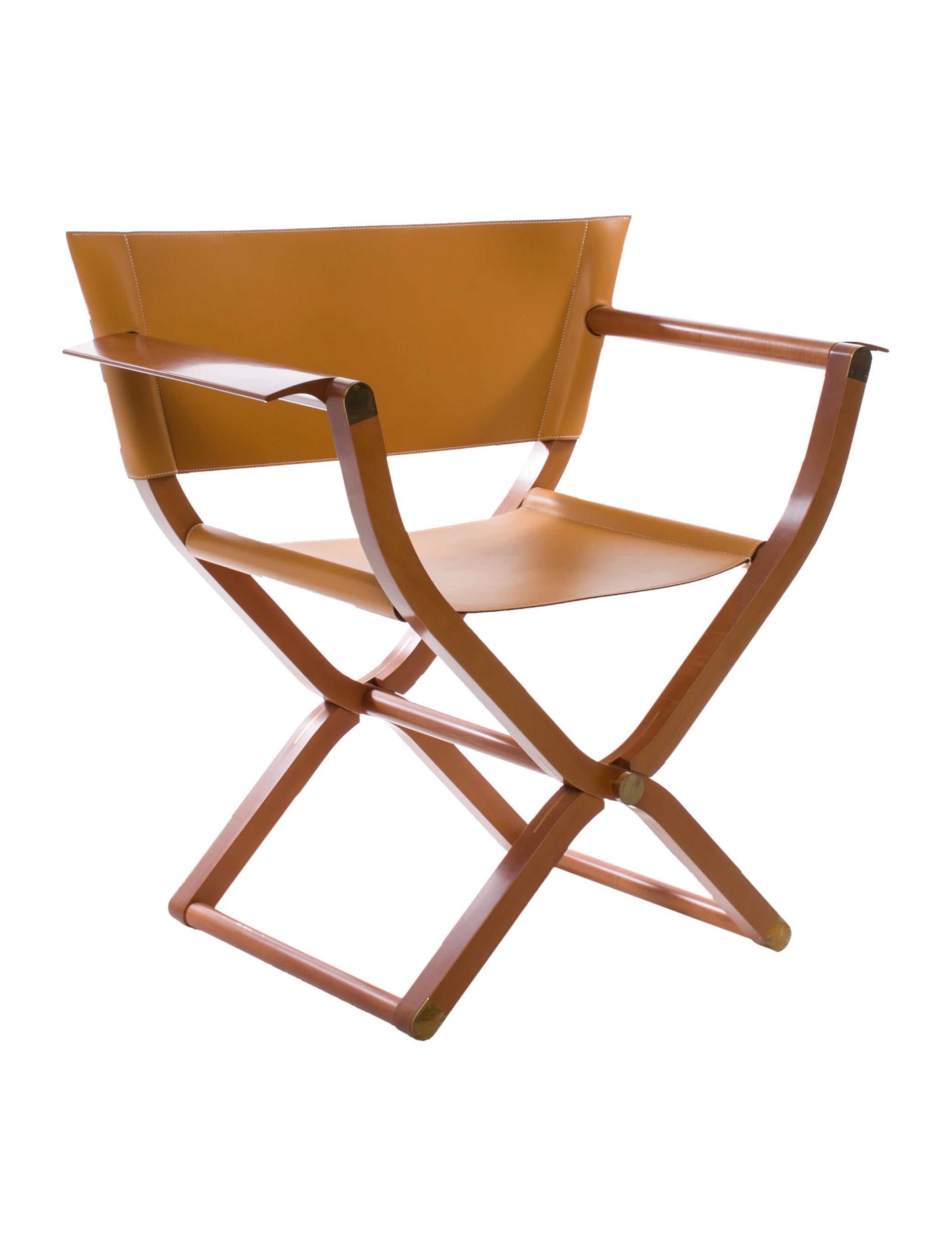 Hermès Leather "Pippa" Chair - Brown - HER51626 | The RealReal
