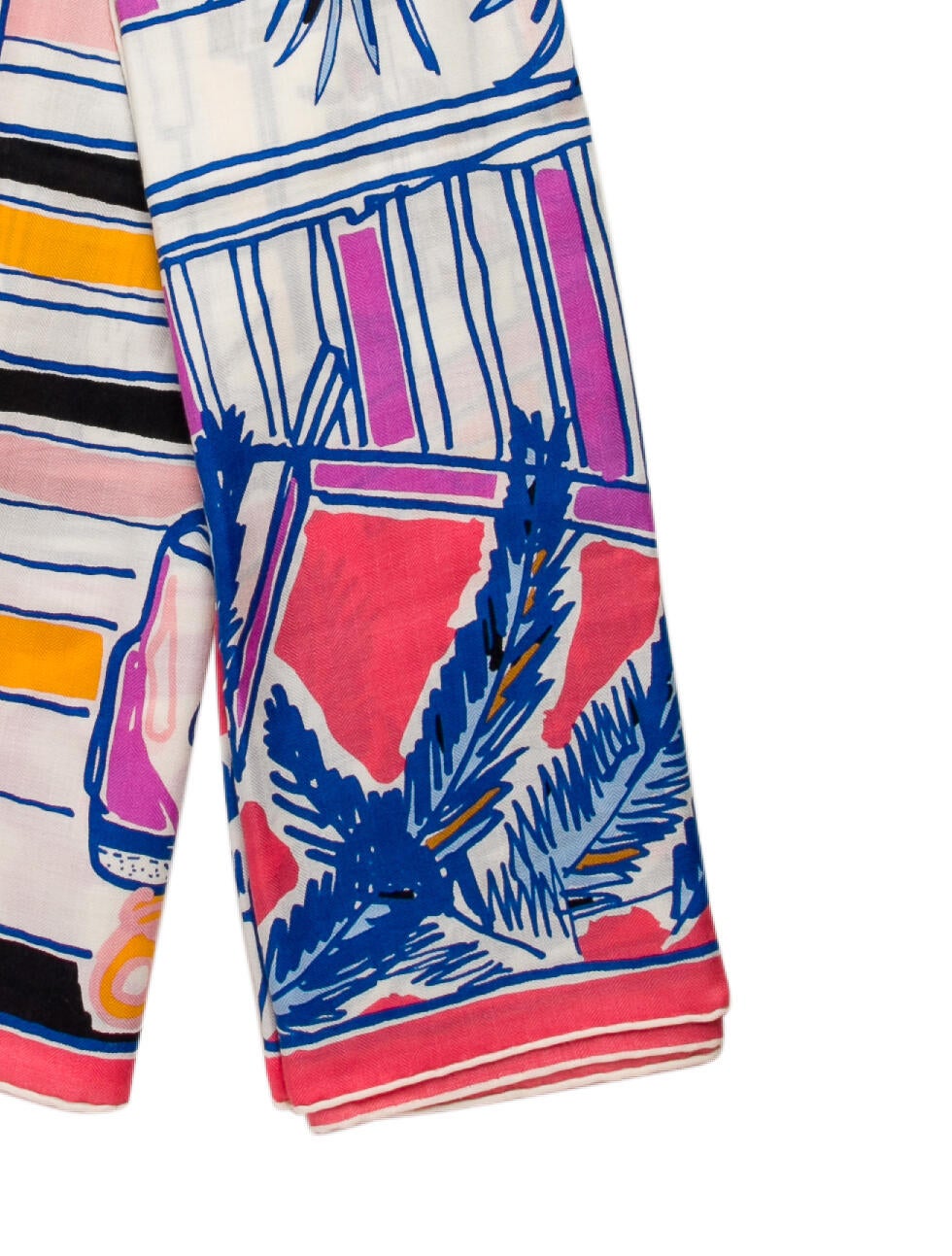 Hermès Rayures d'Ete Cashmere Shawl - Pink Scarves and Shawls ...