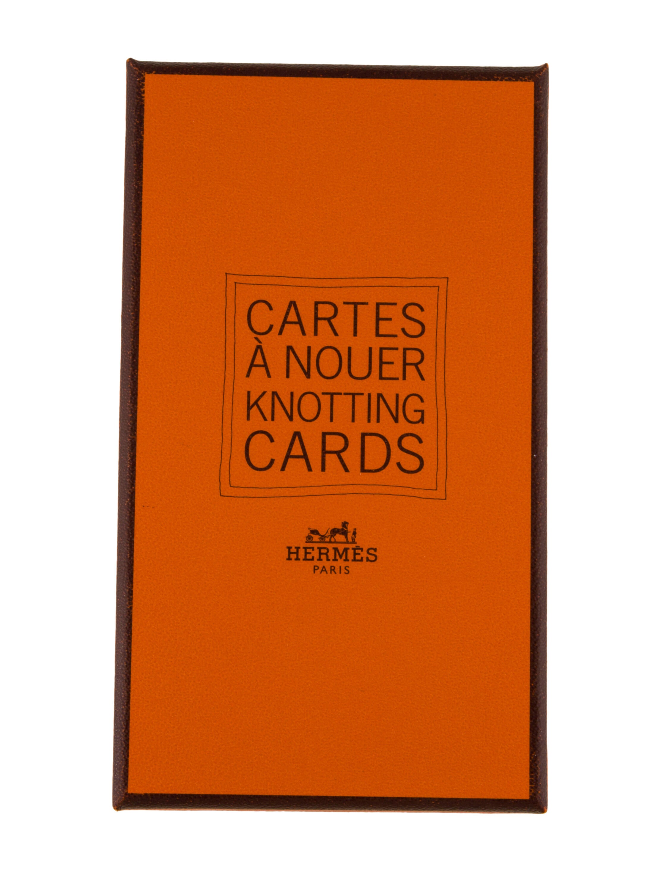 Hermès Knotting Cards - Orange Trading Cards, Collectibles - HER518258 ...