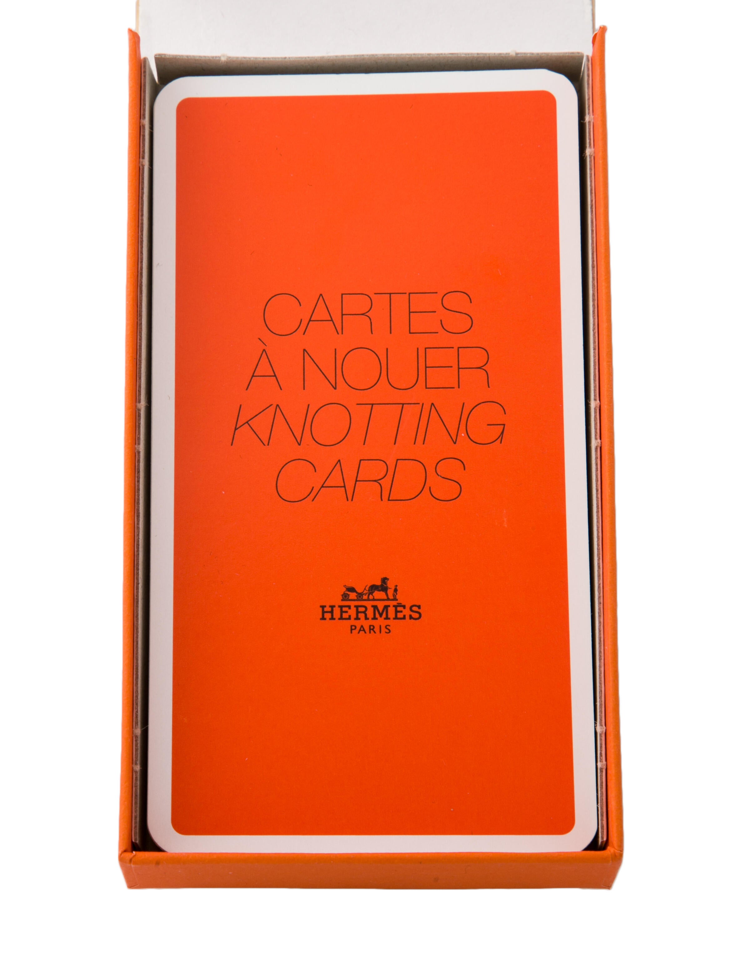 Hermès Knotting Cards Set - Orange Decorative Accents, Decor ...
