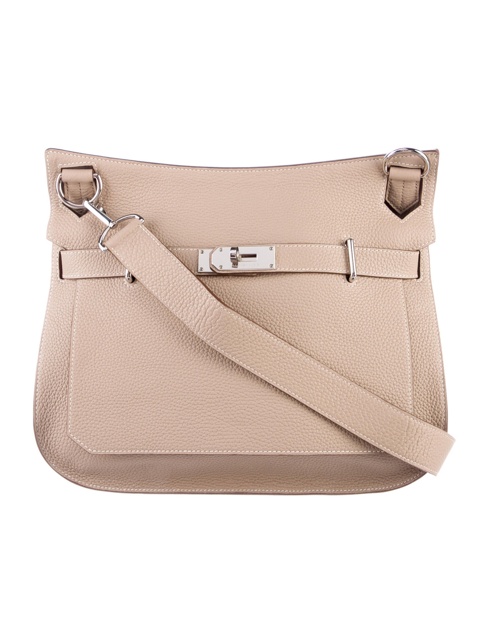 Hermès Clemence Jypsière 34 - Neutrals Shoulder Bags, Handbags ...