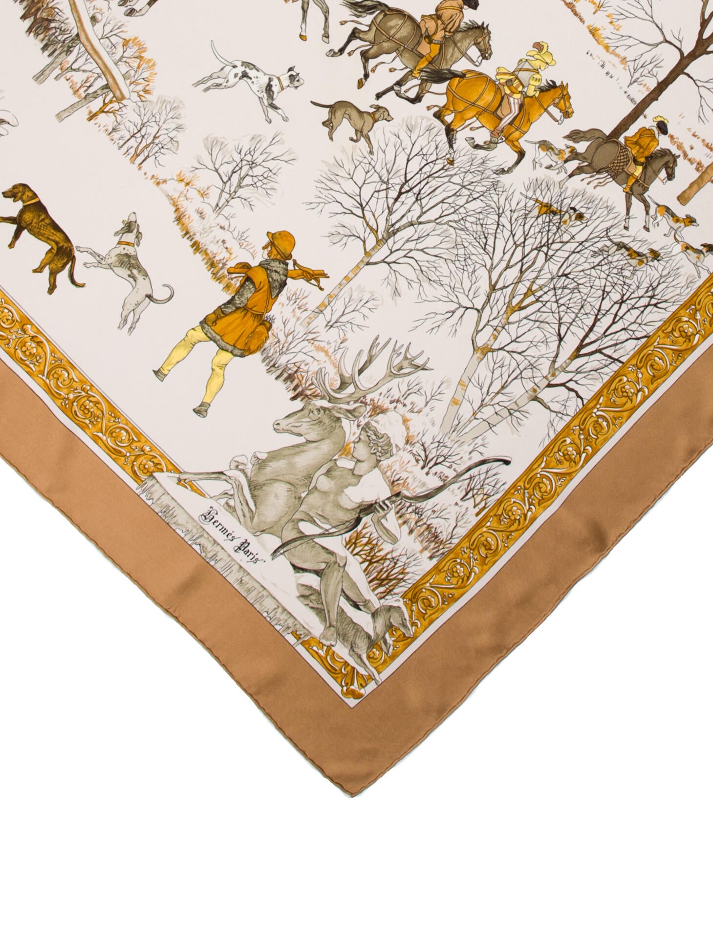 Hermès Silk Scarf - Neutrals Scarves and Shawls, Accessories - HER21212 ...