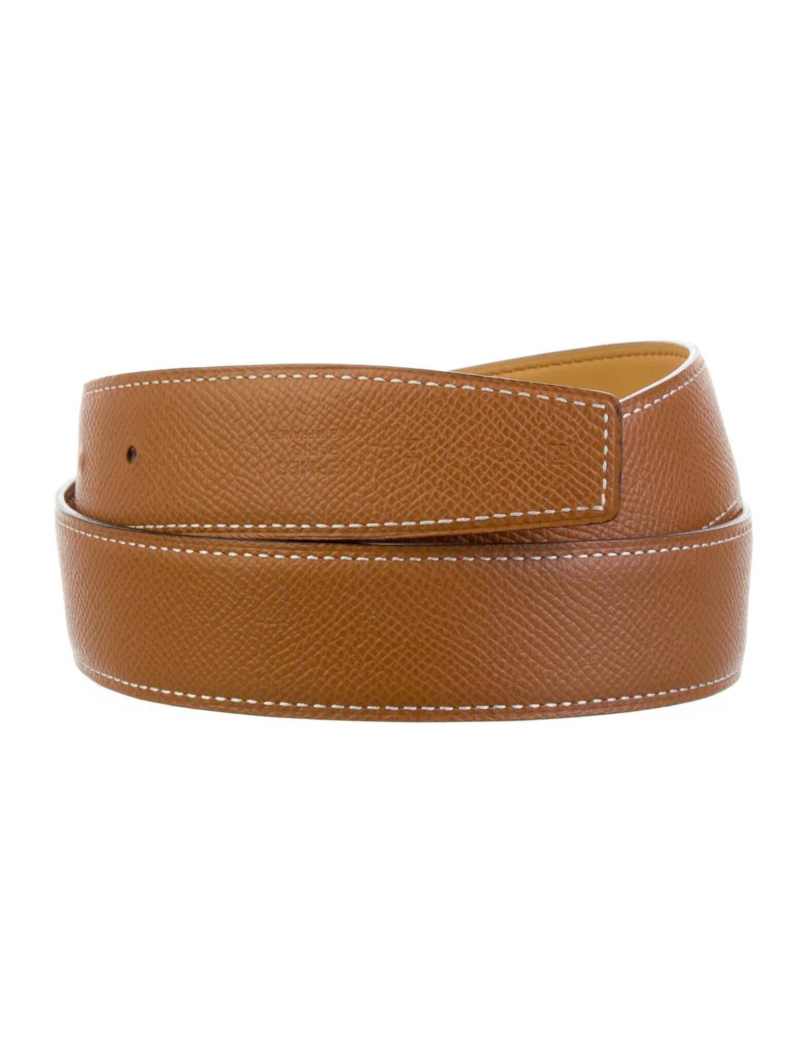 Hermès Reversible 32 mm Collier de Chien Belt Strap - Brown Belts ...