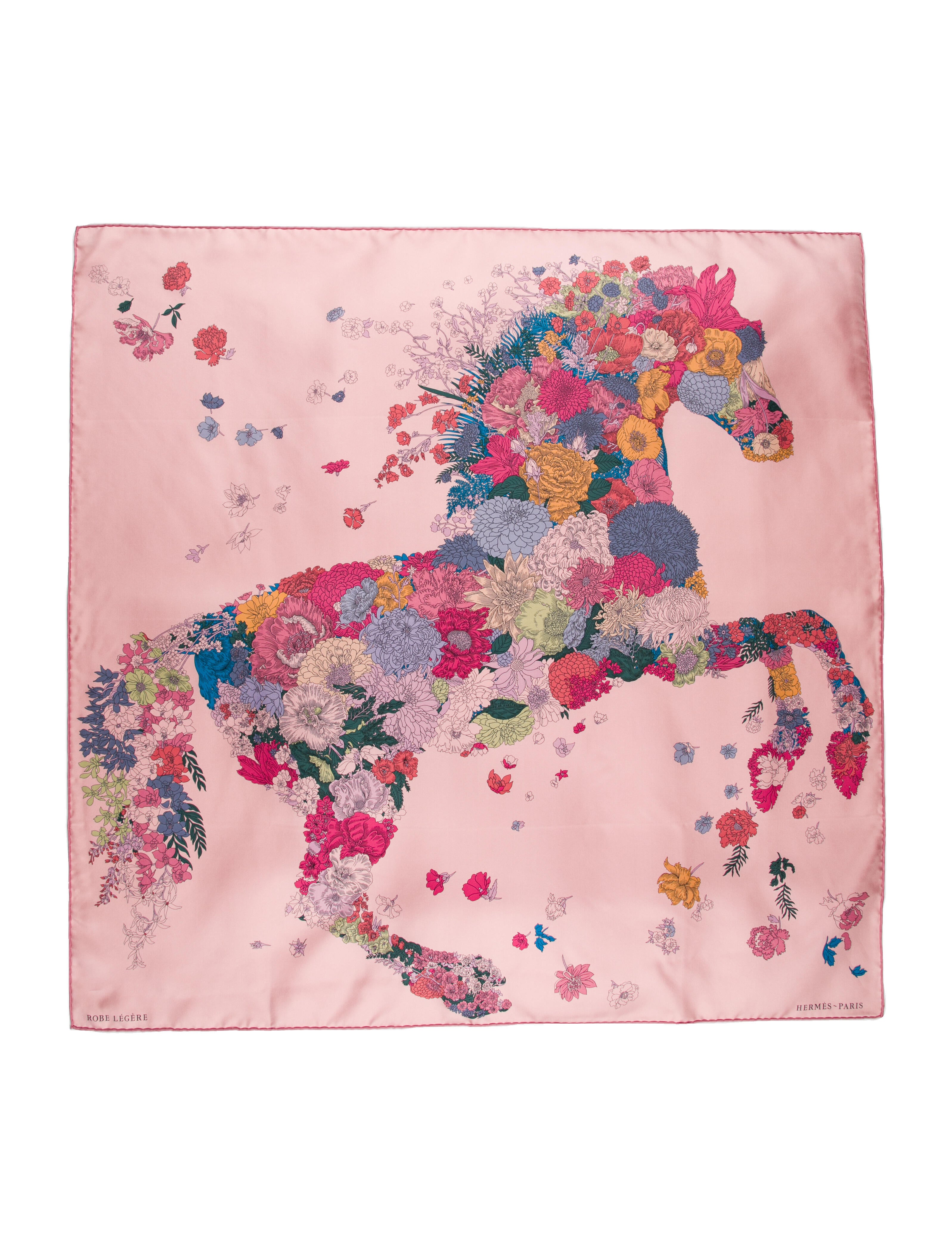 Hermès Robe Legere Silk Scarf w/ Tags - Pink Scarves and Shawls ...