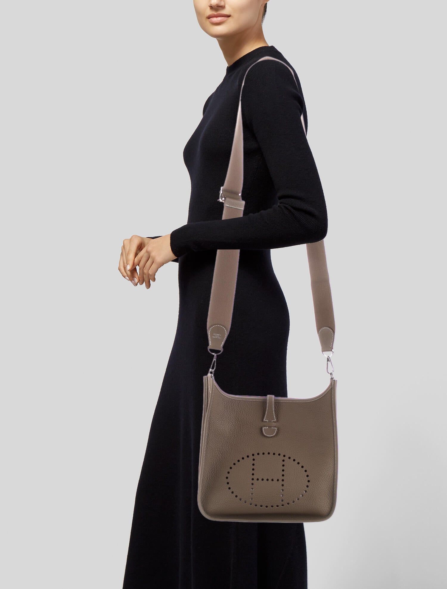 Hermès Clemence Evelyne III 29 - Neutrals Crossbody Bags, Handbags ...
