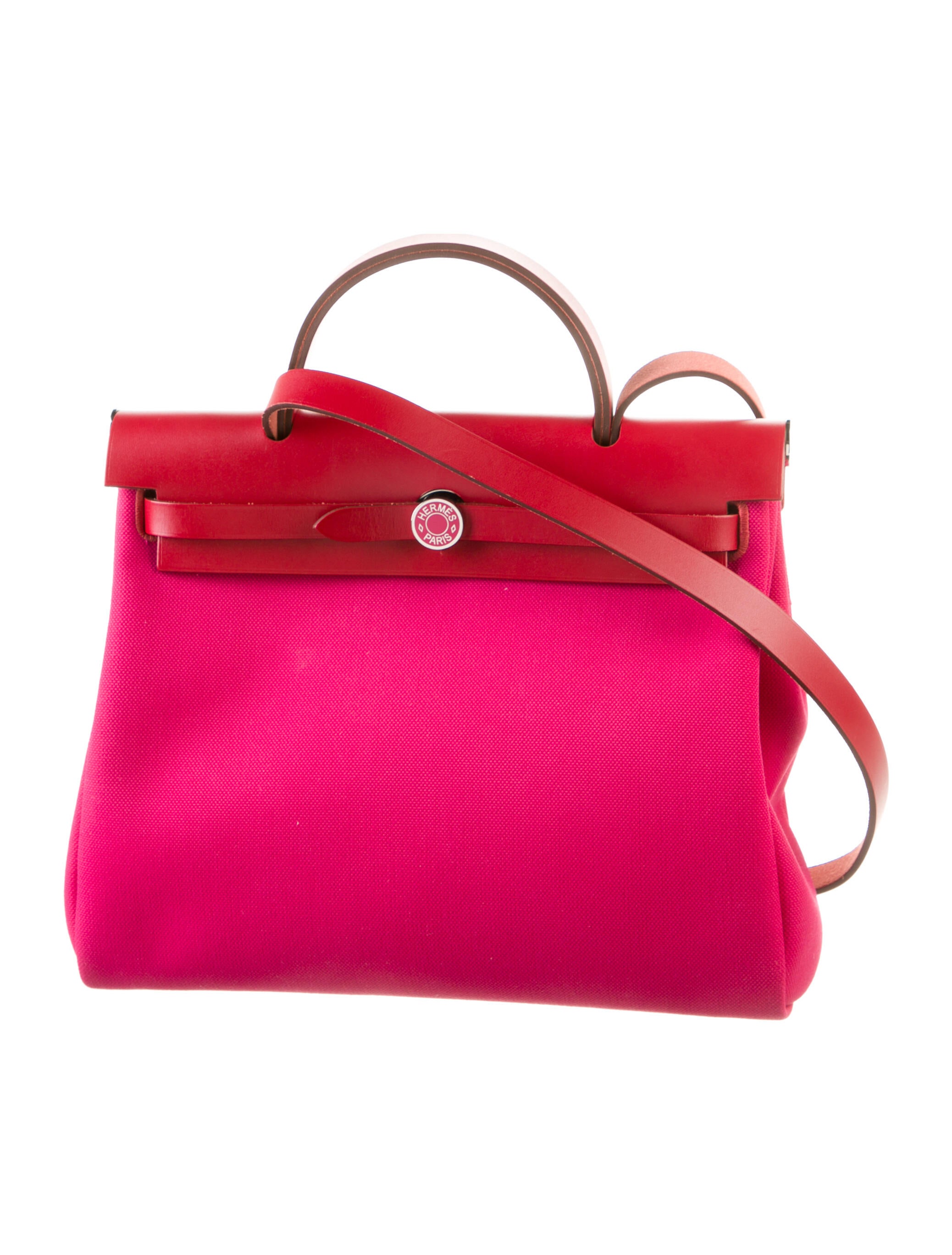 Hermès 2021 Toile Militaire Laque Herbag Zip Retourne 31 - Pink ...