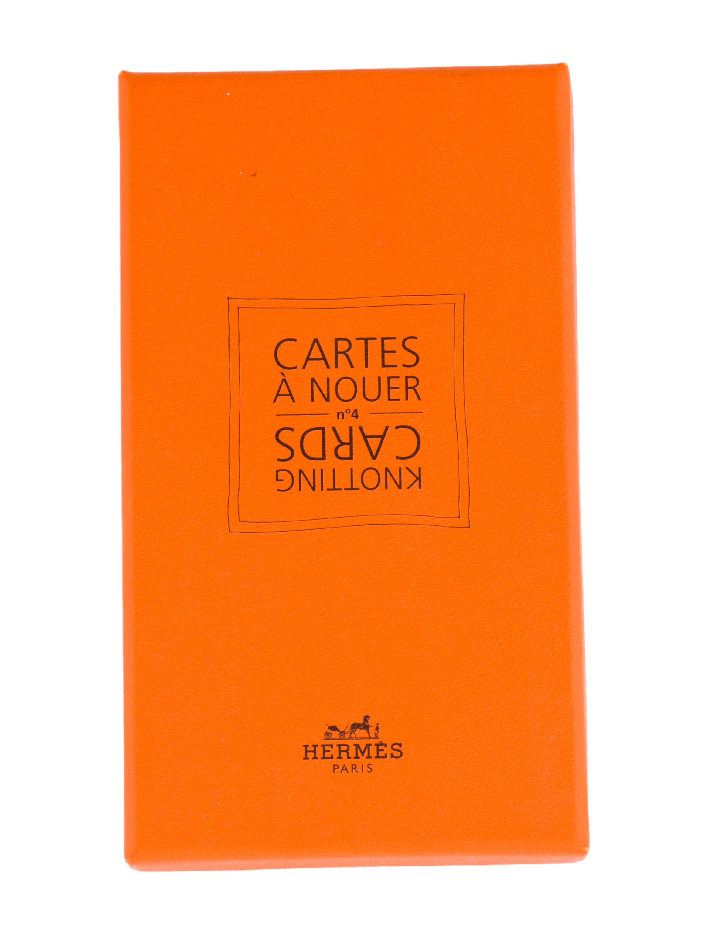 Hermès Knotting Cards Set - Orange Decorative Accents, Decor ...