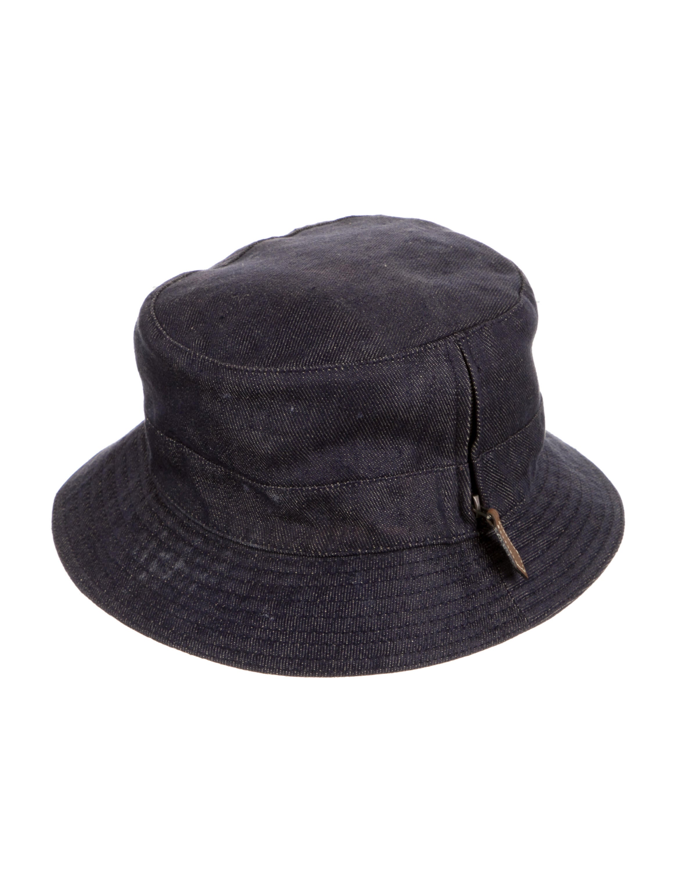 Hermès Denim Bucket Hat - Blue Hats, Accessories - HER543825 | The RealReal