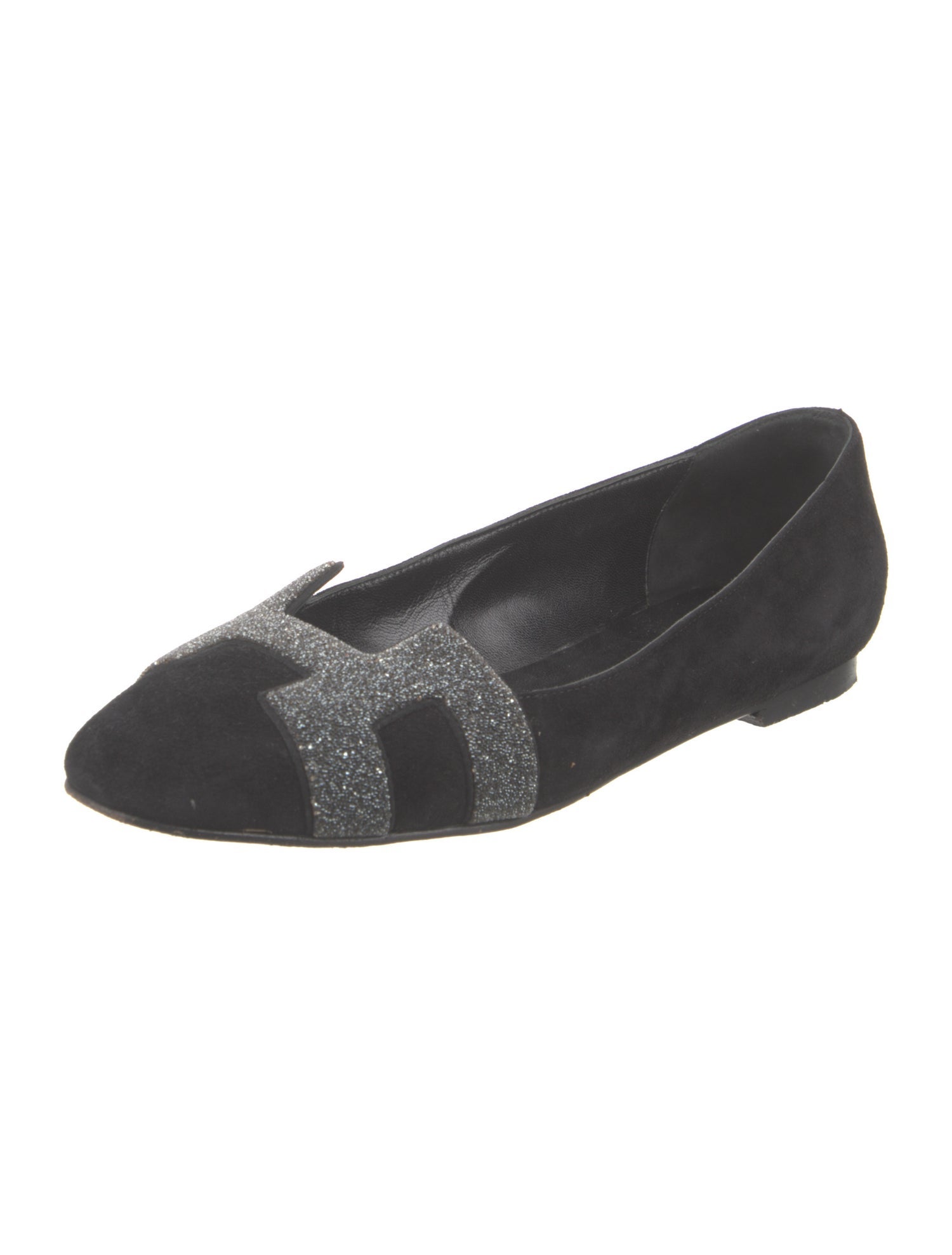 Hermès Nice Suede Flats - Black Flats, Shoes - HER560665 | The RealReal