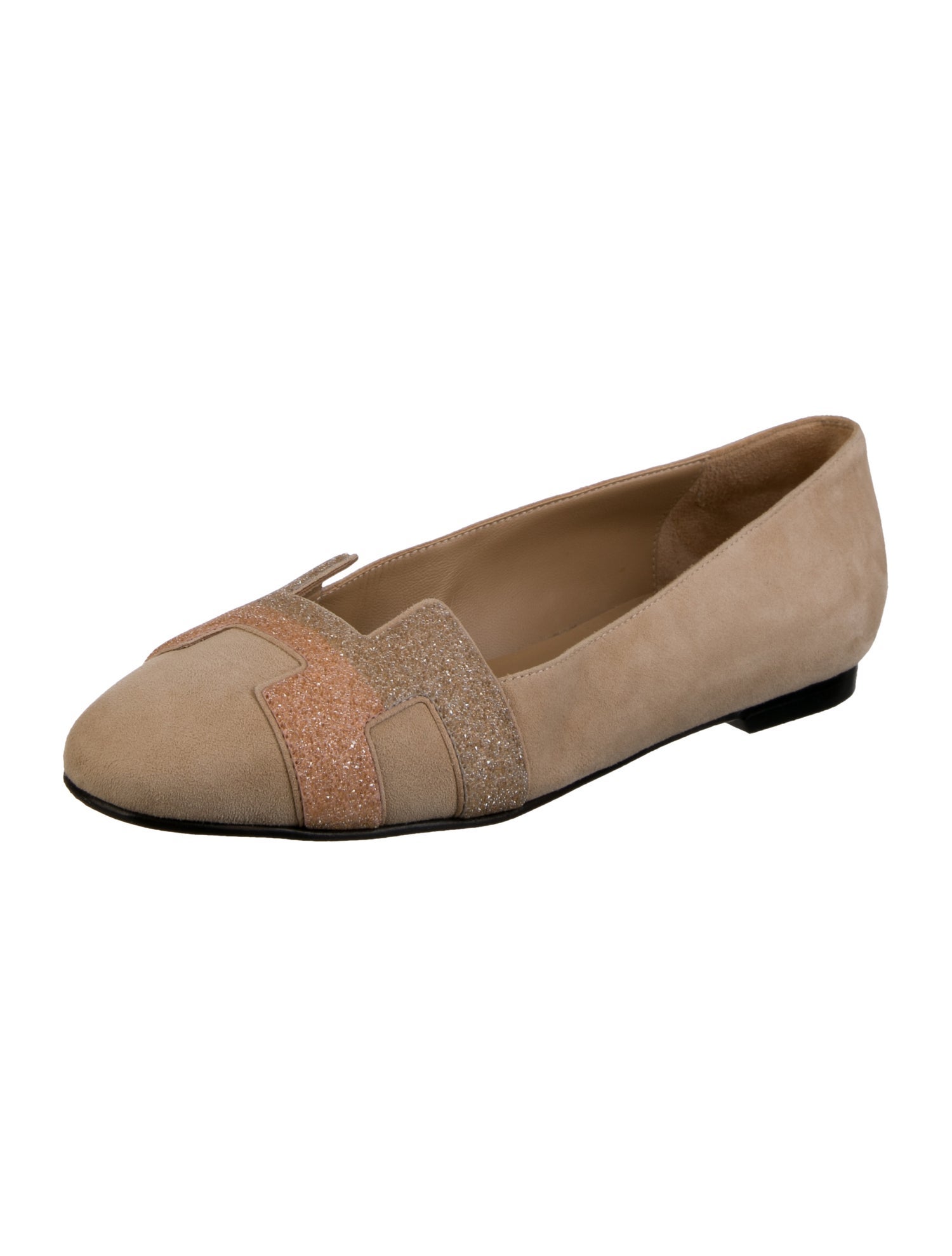Hermès H Logo Canvas Flats - Neutrals Flats, Shoes - HER565282 | The ...