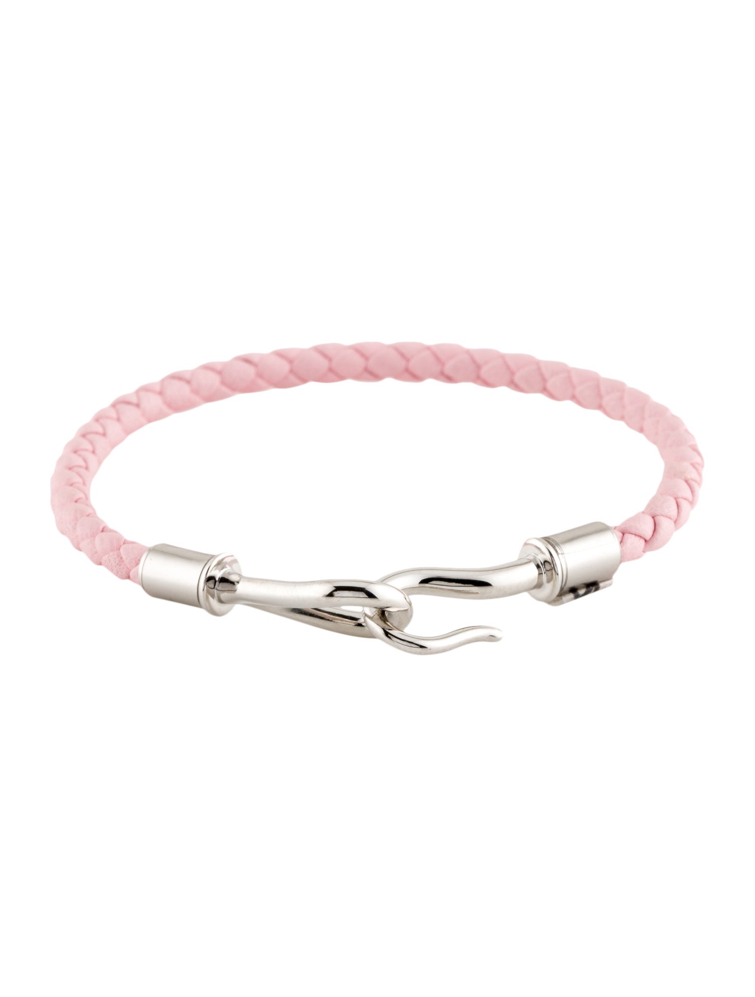 Hermès Jumbo H Bracelet - Pink Wrap, Bracelets - HER571663 | The RealReal