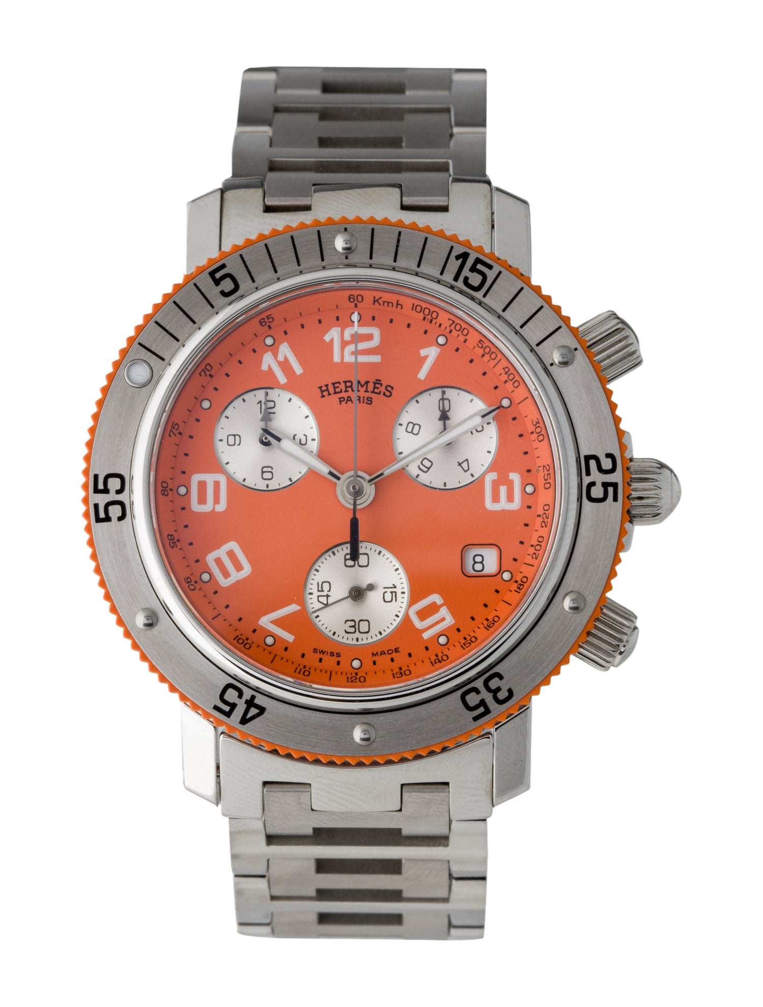 Hermès Clipper Diver Watch - CL2.315 | The RealReal