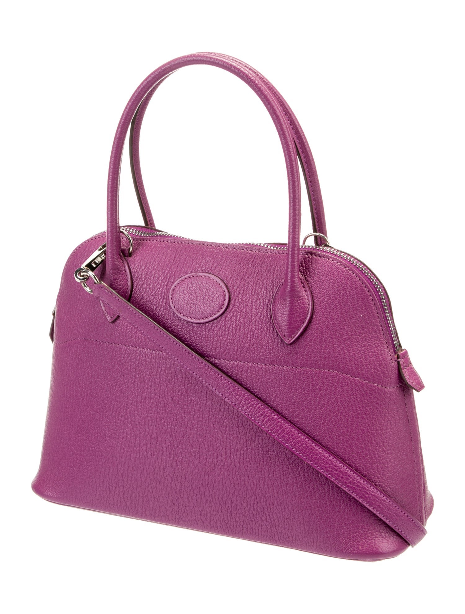 Hermès Chevre Mysore Bolide 27 - Purple Shoulder Bags, Handbags ...
