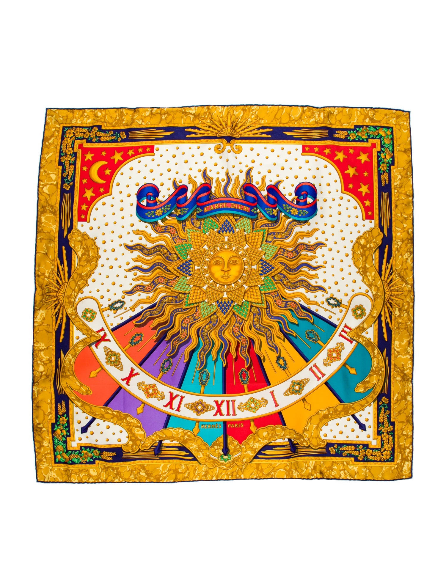 Hermès Silk Scarf - Blue Scarves and Shawls, Accessories - HER577805 ...