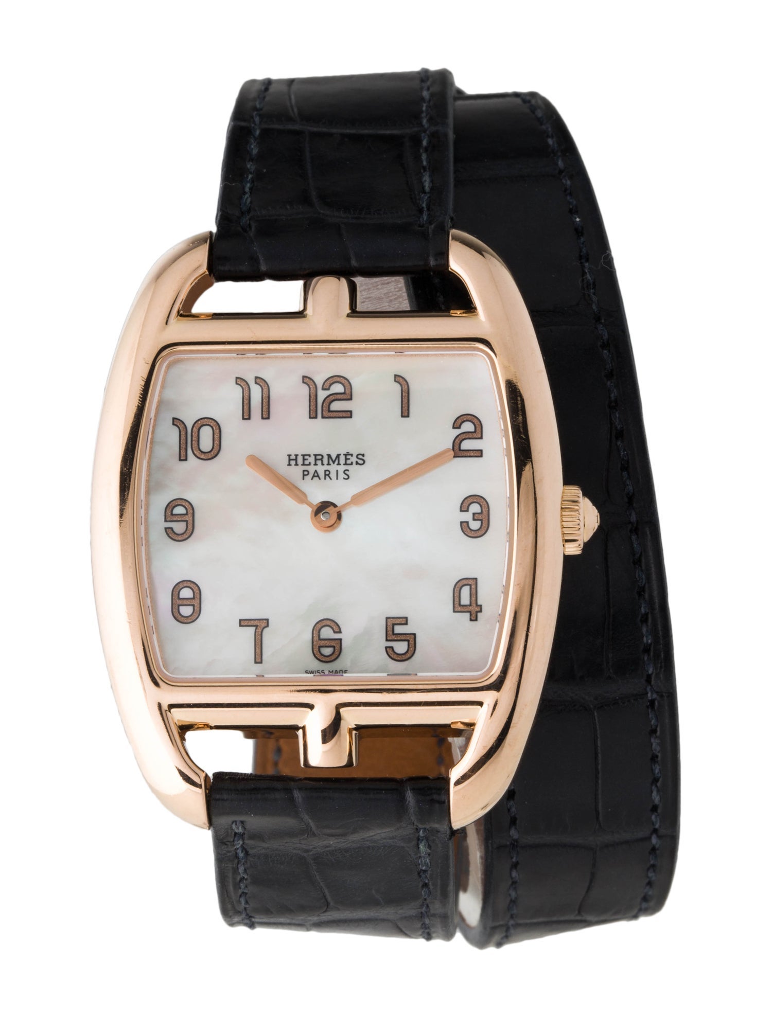 Hermès Loquet Watch - Brown - L01.210 | The RealReal