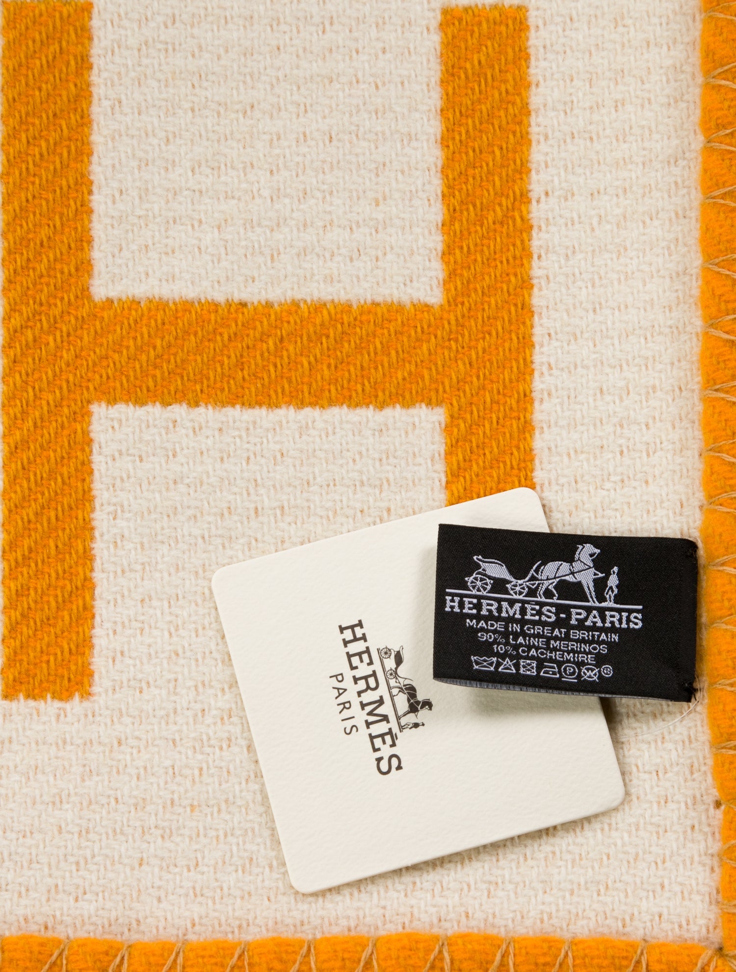 Hermès Avalon Vibration Throw Blanket - Neutrals Throws, Pillows ...