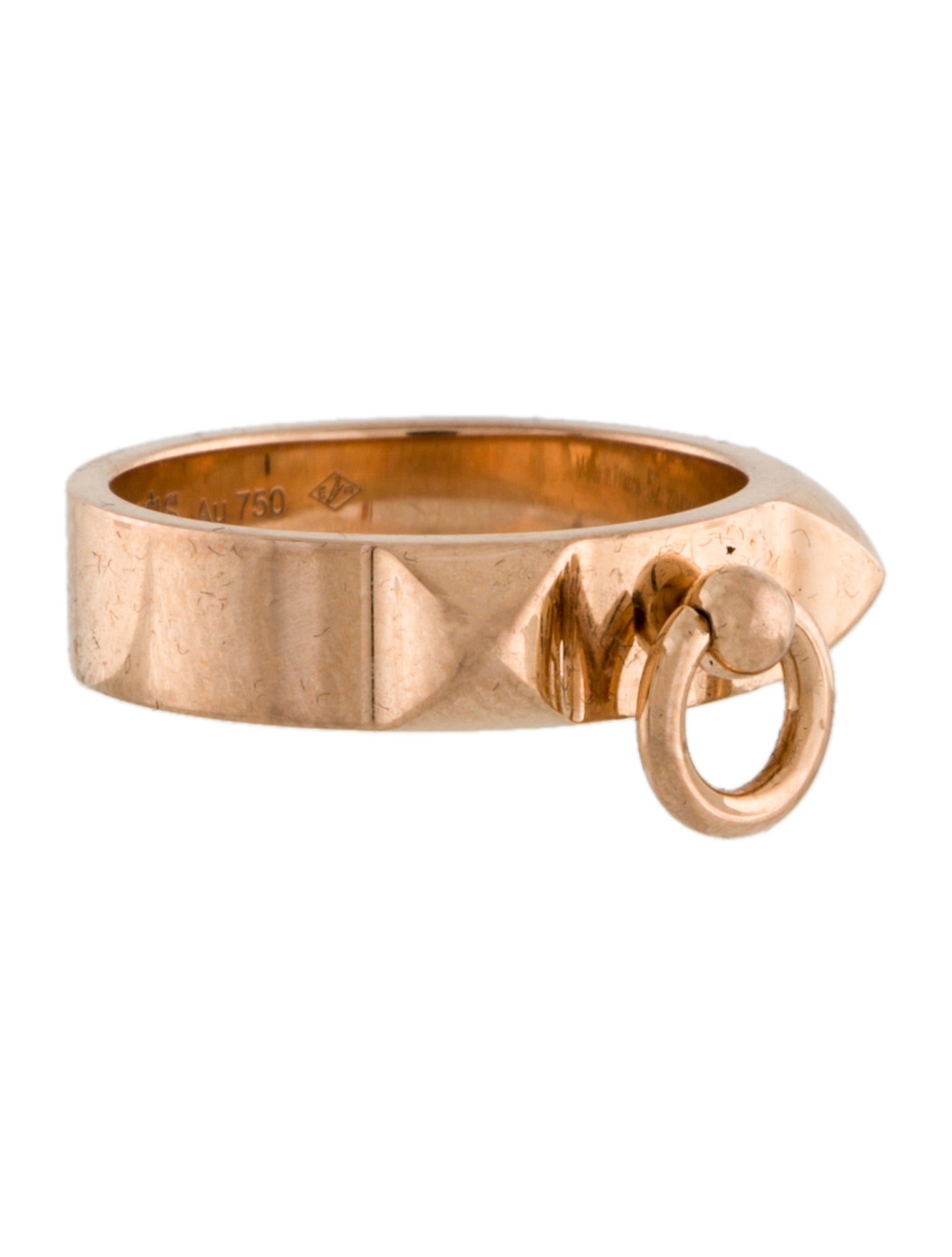 Hermès 18K Galop Hermes Ring - 18K Rose Gold Band, Rings - HER494054 ...