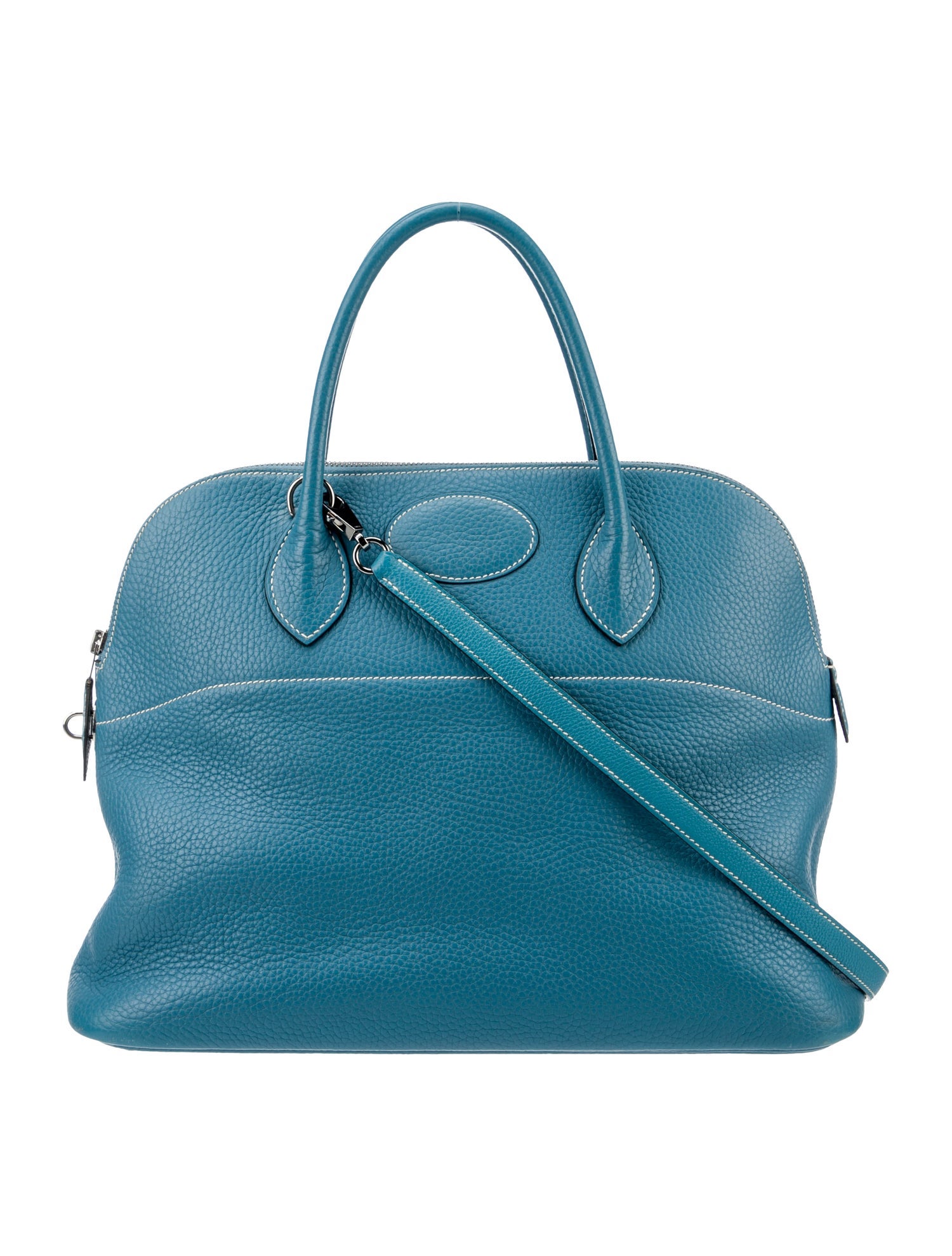 Hermès Swift Bolide 27 - Blue Handle Bags, Handbags - HER556387 | The ...