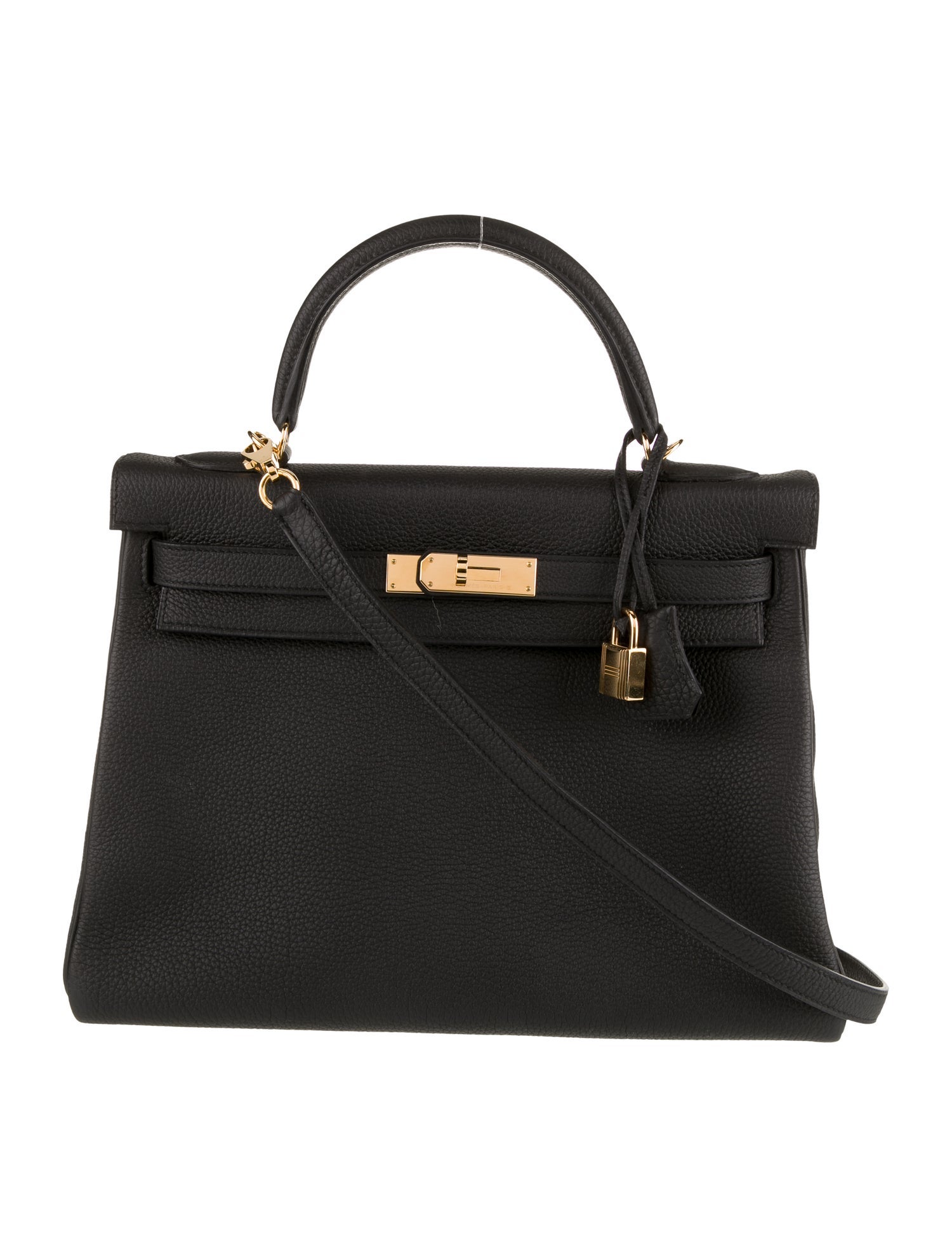 Hermès 2024 Epsom Mini Kelly II Sellier 20 w/ Tags - Black Handle Bags ...