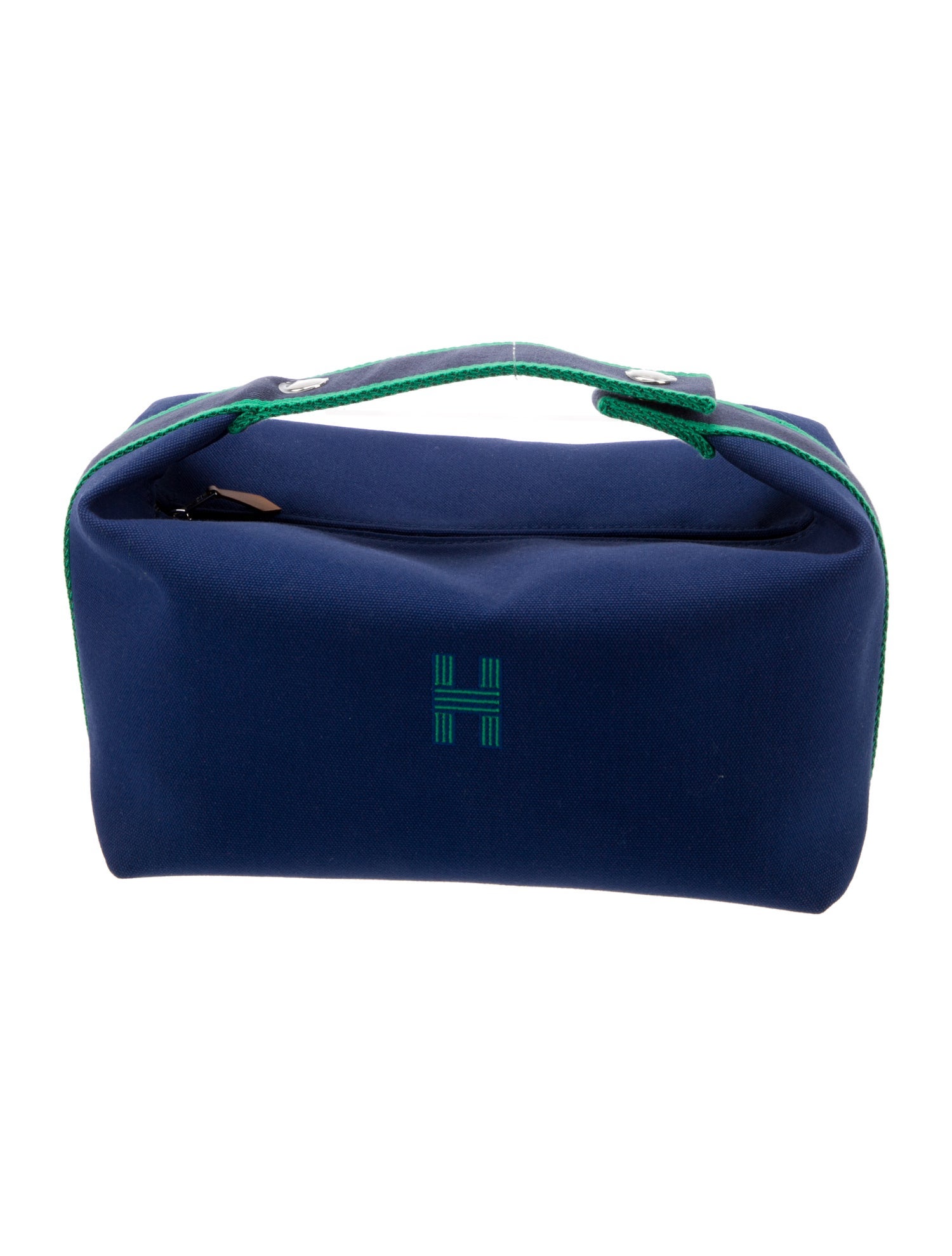 Hermès Large Wool Bride-A-Brac Travel Case - Grey Cosmetic Bags ...