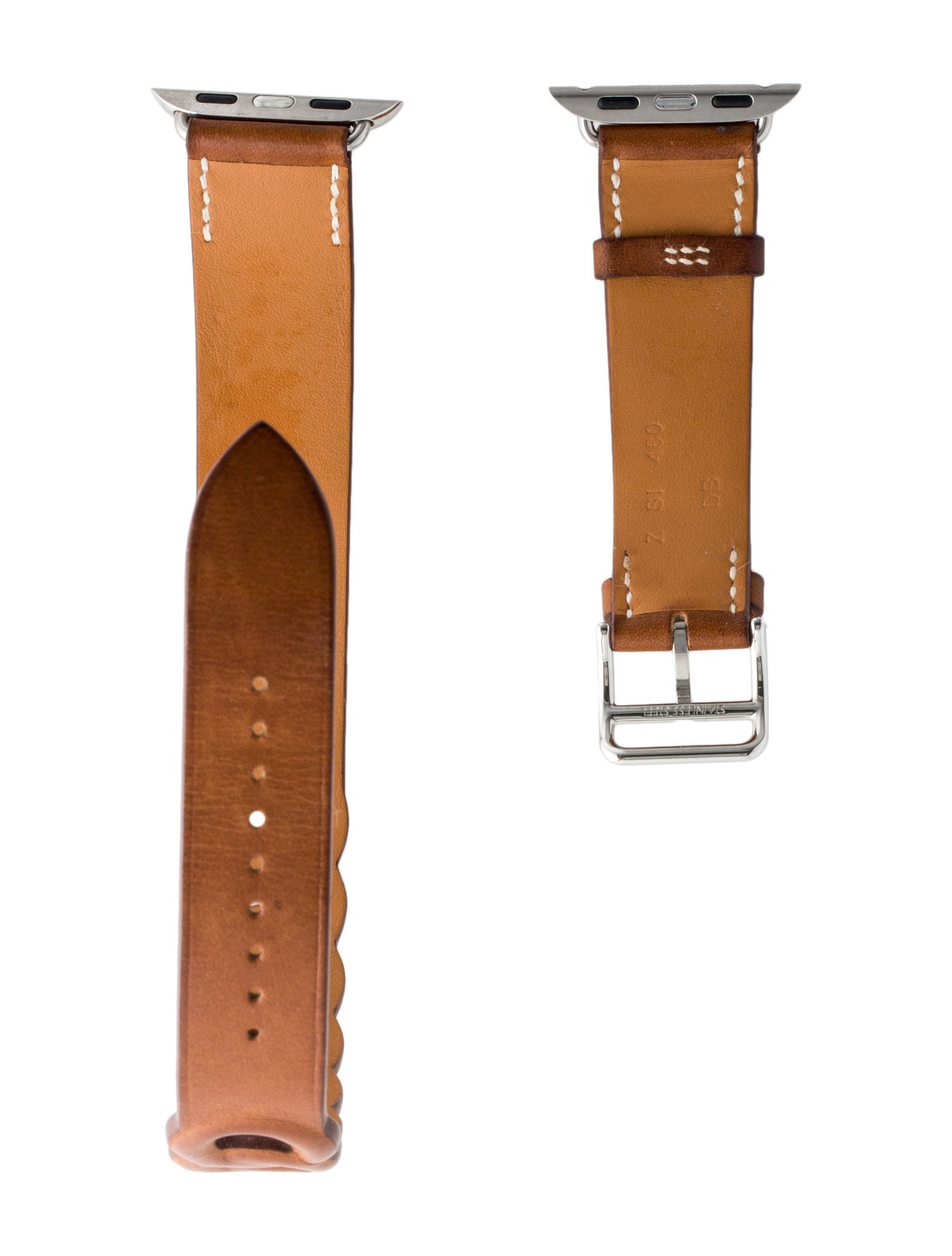 Hermès X Apple Double Tour Watch Strap - Brown - HER534609 | The RealReal