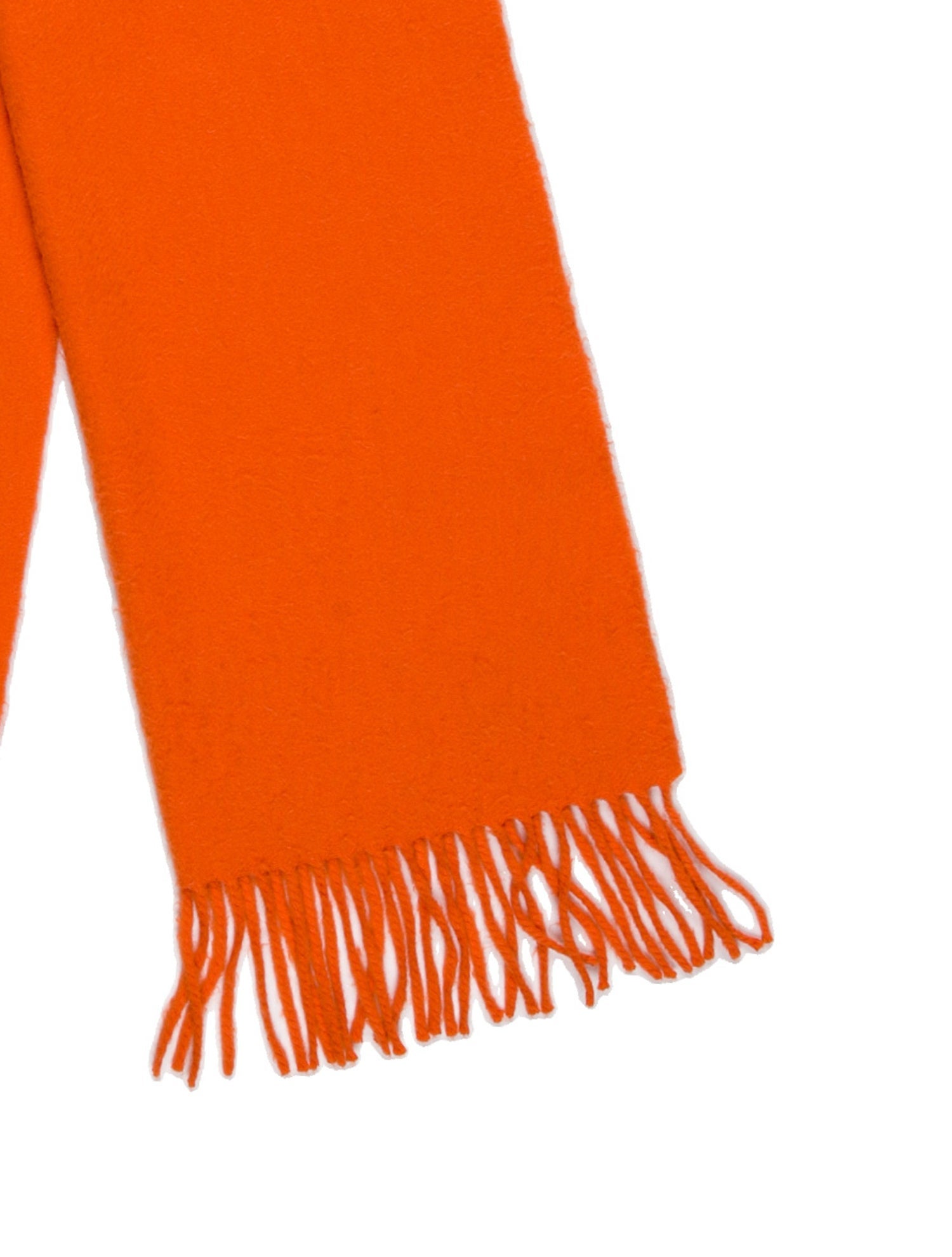 Hermès Cashmere Muffler - Orange Scarves and Shawls, Accessories ...