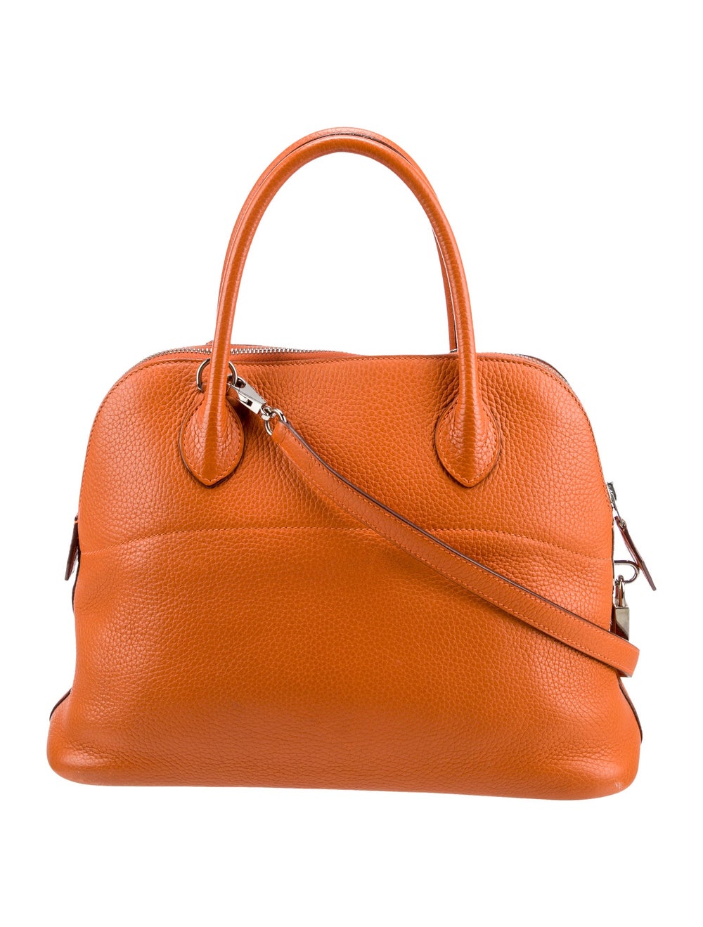 Hermès Clemence Bolide 31 - Orange Handle Bags, Handbags - HER587015 ...