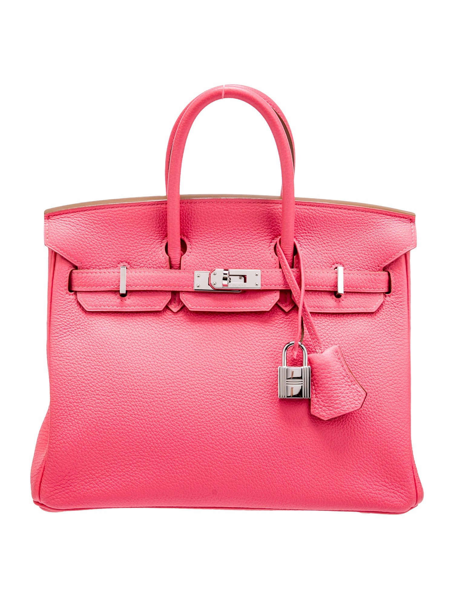Hermès Togo Birkin 25 - Pink Handle Bags, Handbags - HER589535 | The ...