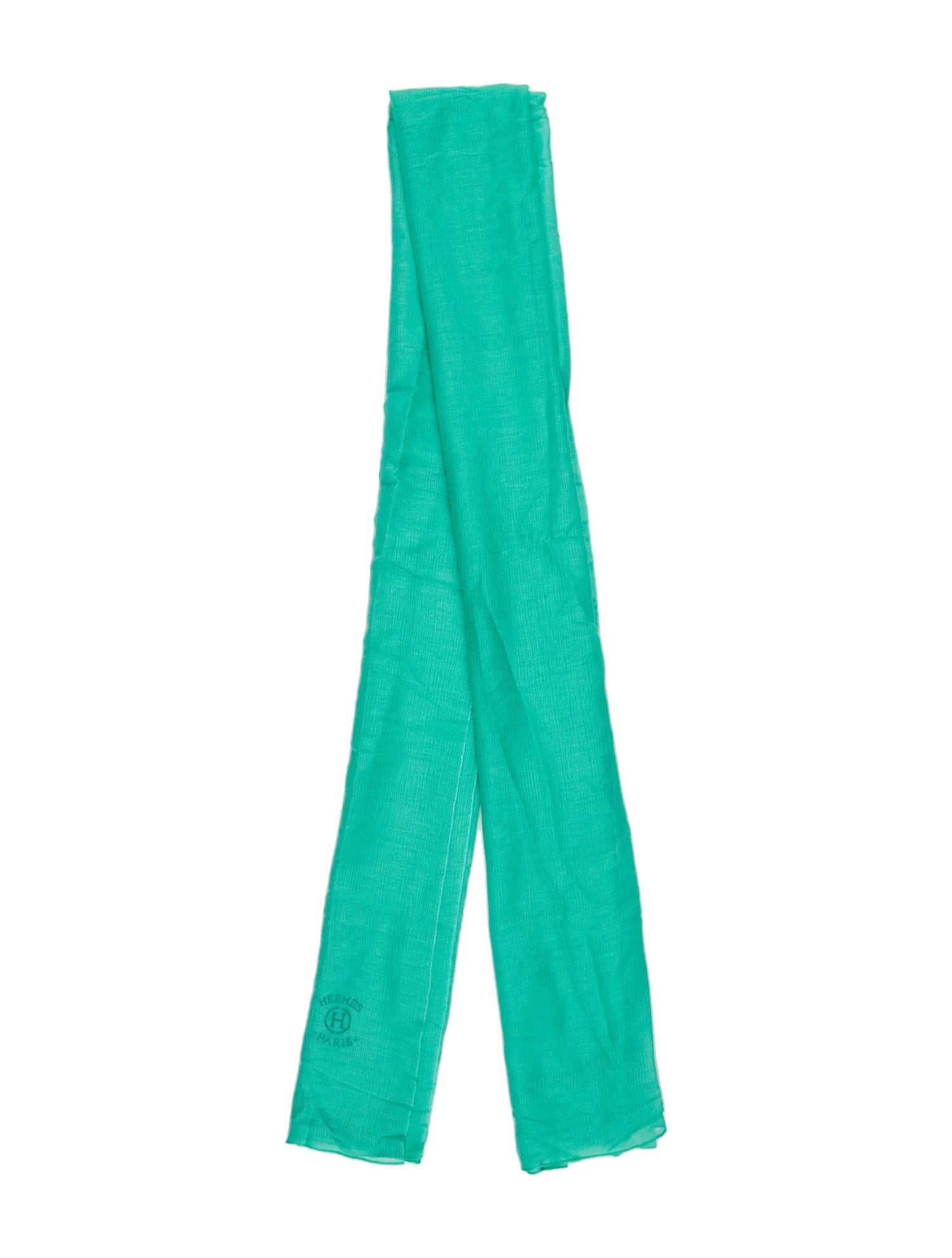Hermès Cashmere Vintage Scarf - Green Scarves and Shawls, Accessories ...