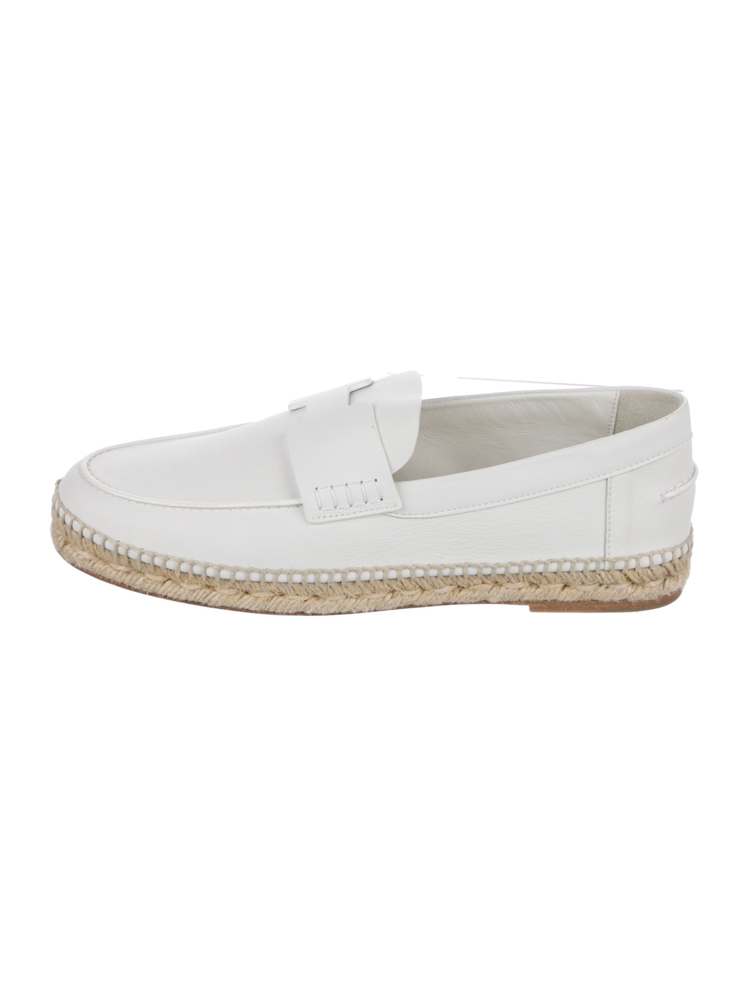 Hermès Trip Calfskin Espadrilles - White Espadrilles, Shoes - HER590181 | The RealReal
