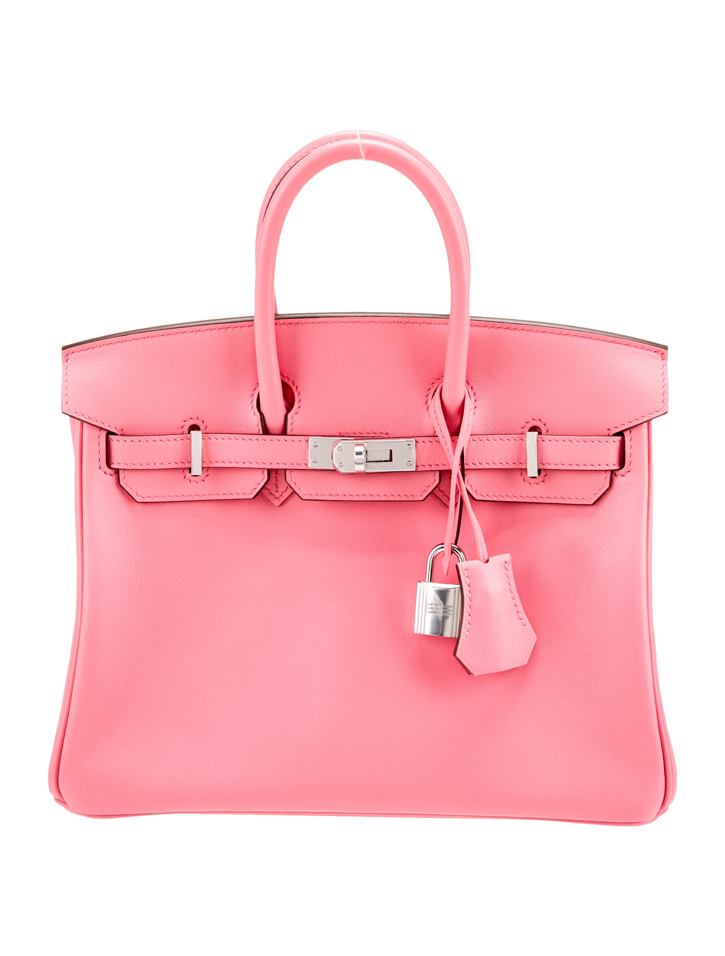 Hermès Swift Birkin 25 - Pink Handle Bags, Handbags - HER590910 | The ...