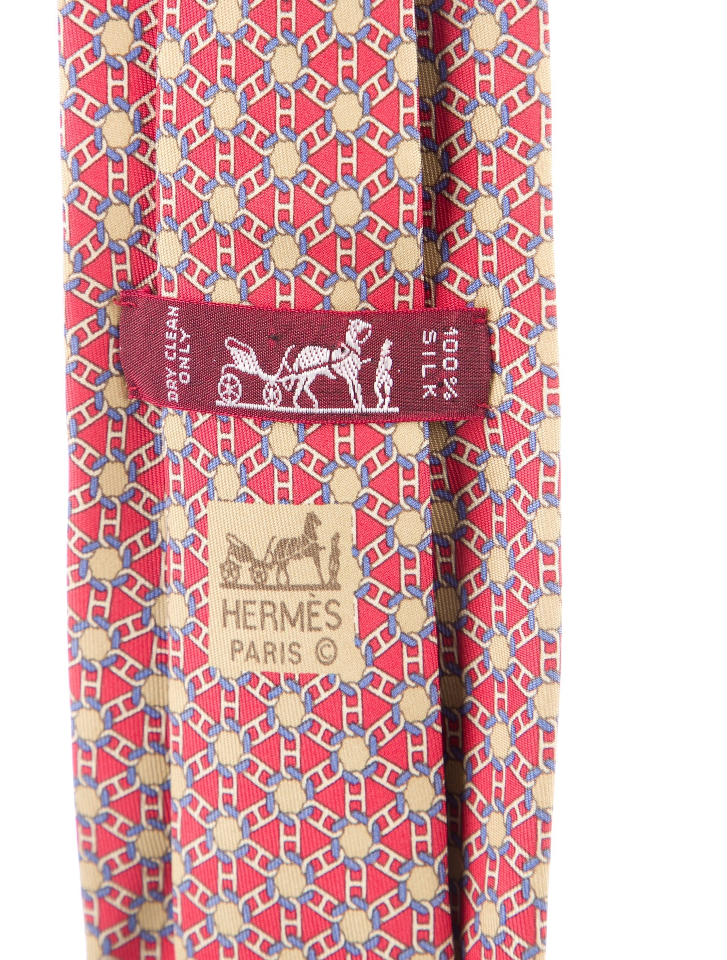 Hermès Orange Unicorn Pattern Silk Tie - Ties, Suiting Accessories ...