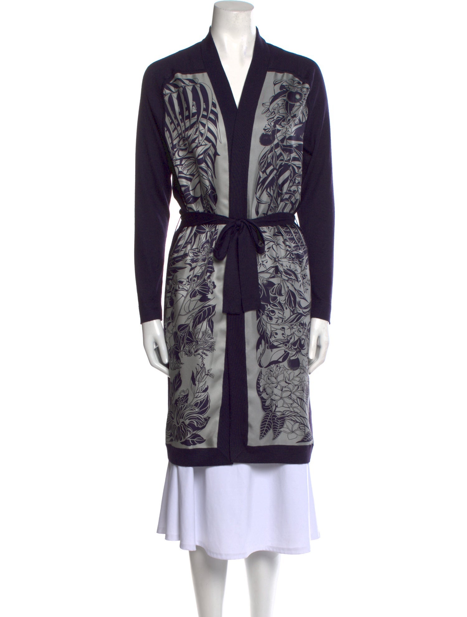 Hermès Silk Printed Sweater - Purple Knitwear, Clothing - HER592655 ...