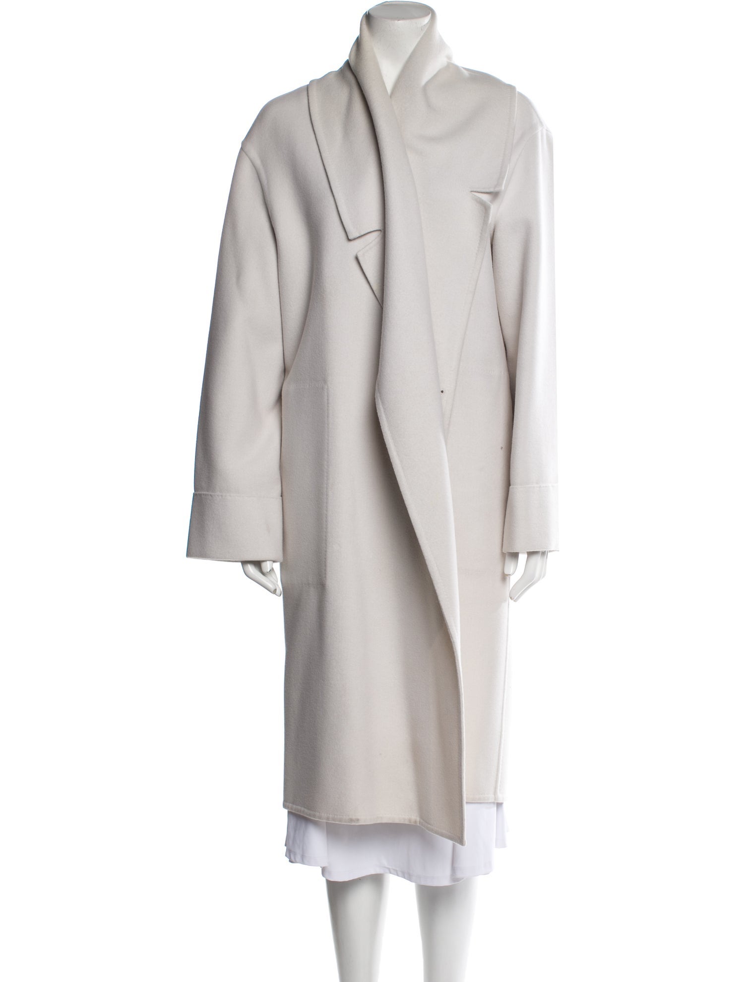 Hermès Cashmere Coat - Neutrals Coats, Clothing - HER595613 | The RealReal