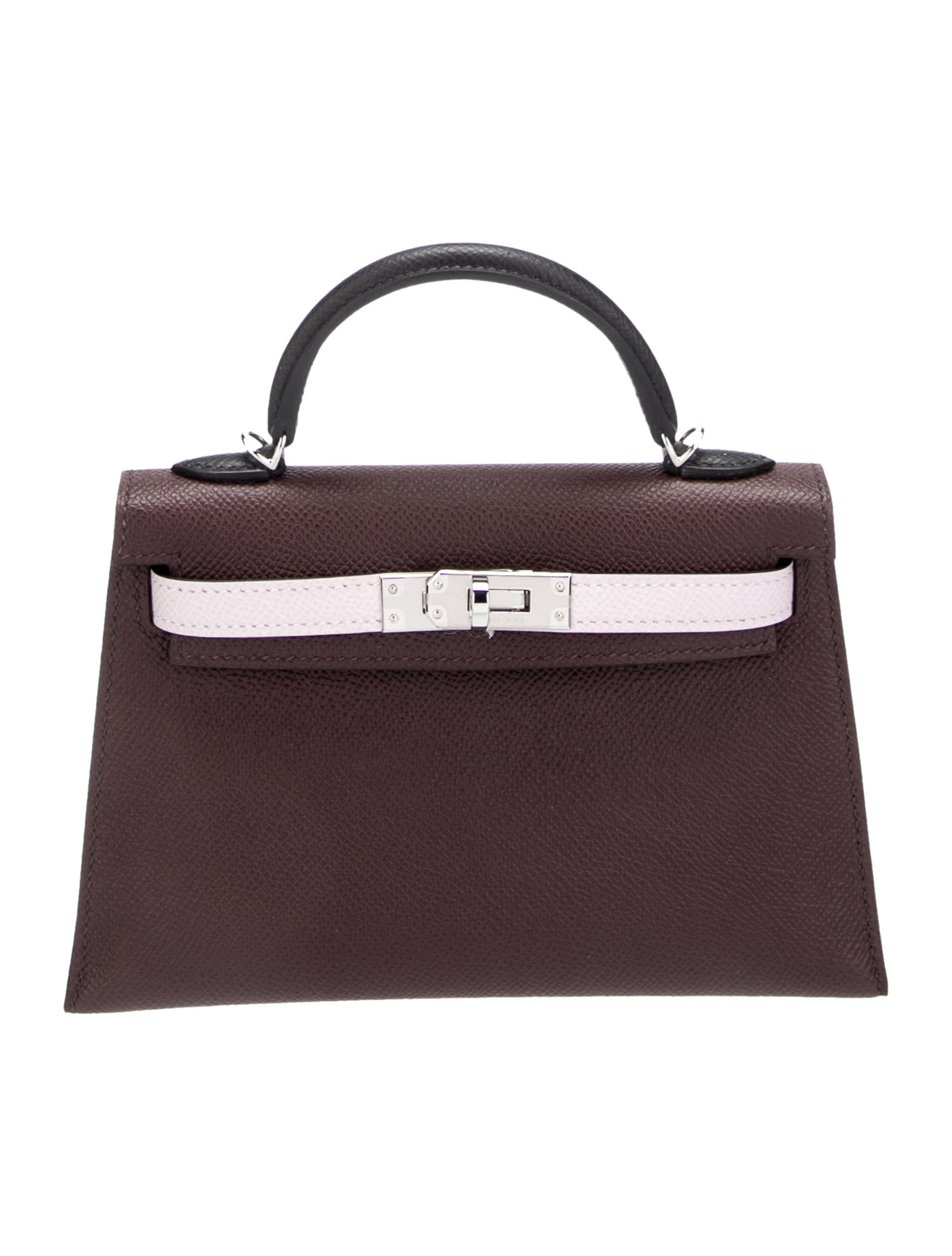 Hermès 2023 Epsom Tricolor Mini Kelly II Sellier 20 - Red Mini Bags ...